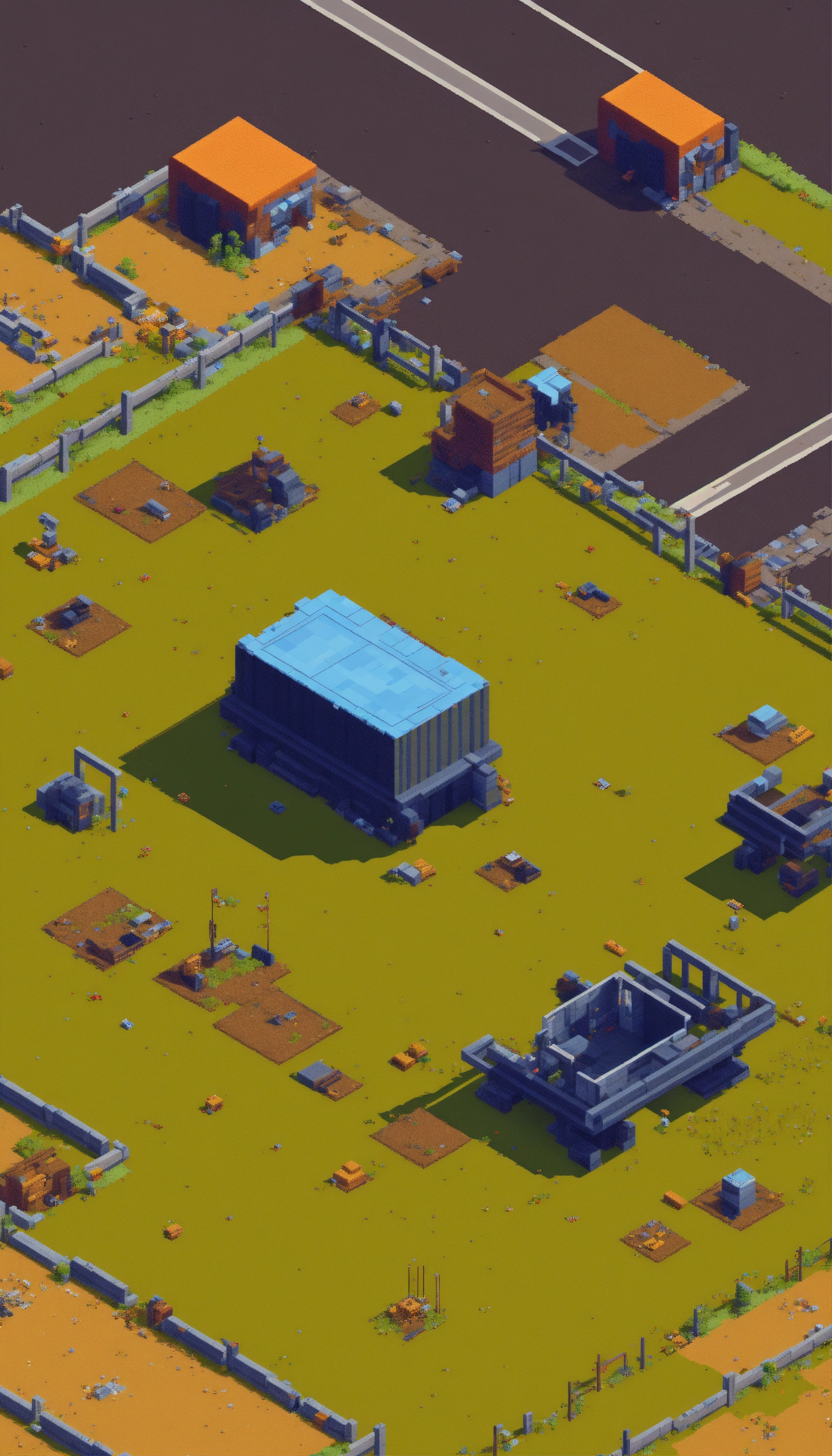 Lexica - Isometric top down close up zoomed in simple blocky pixel ...
