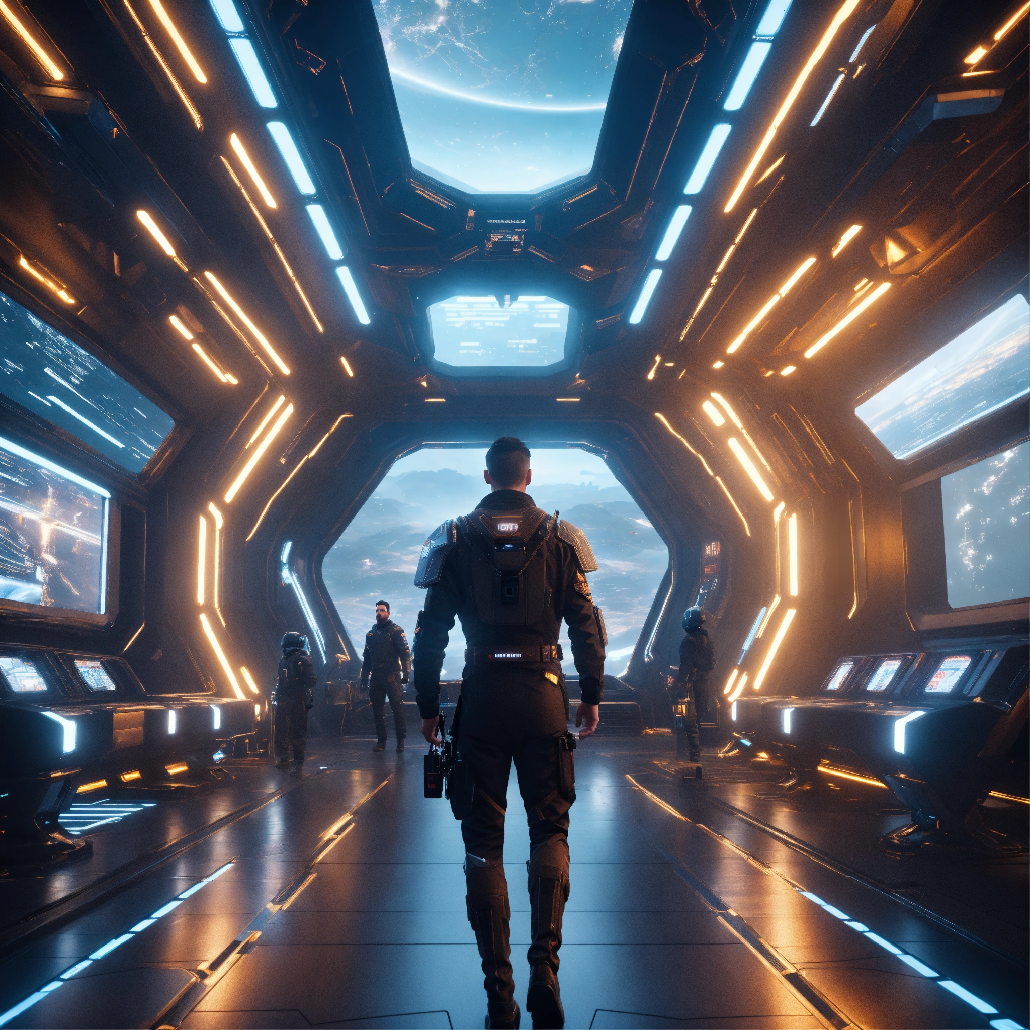 Lexica - 45 year old masculine man with trim beard and a 30 year old ...