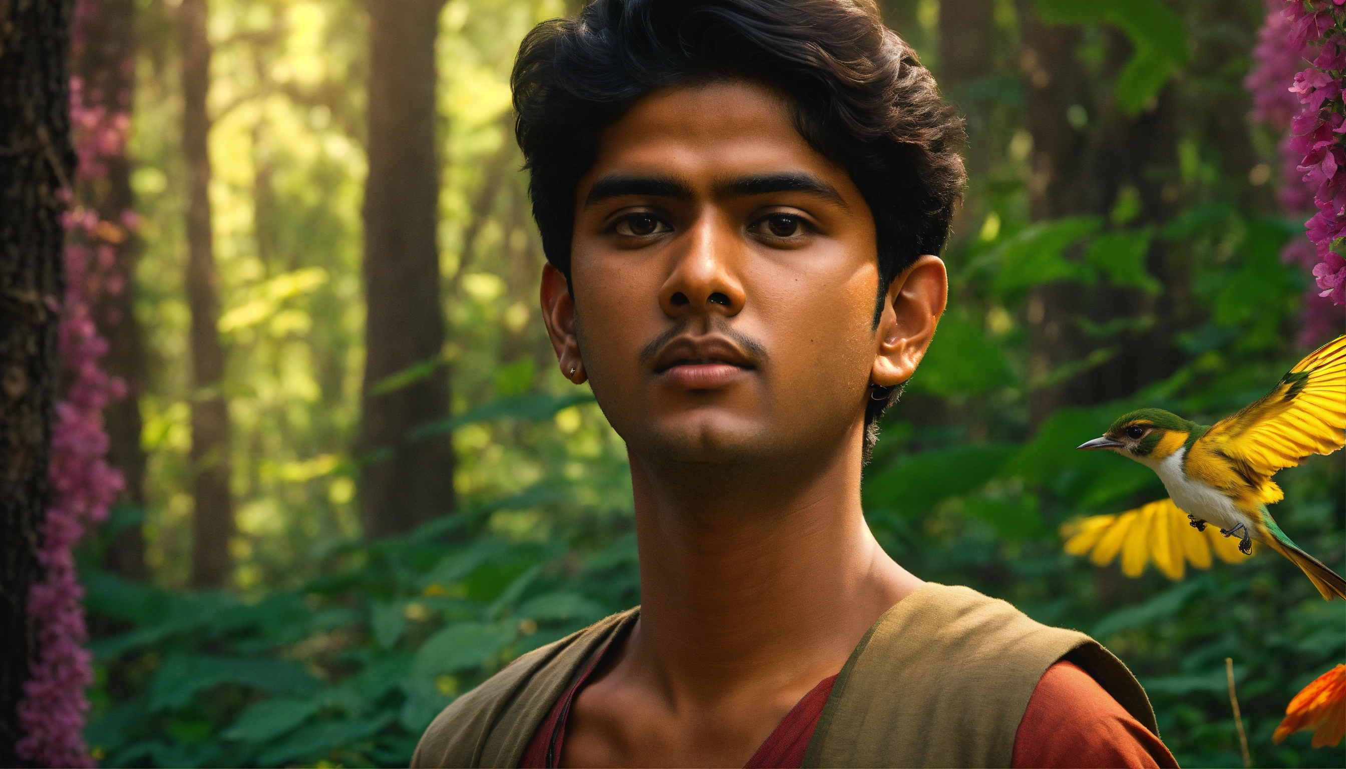 Lexica - Hyper-realistic portrait of Arjun, a 16-year-old Indian boy ...