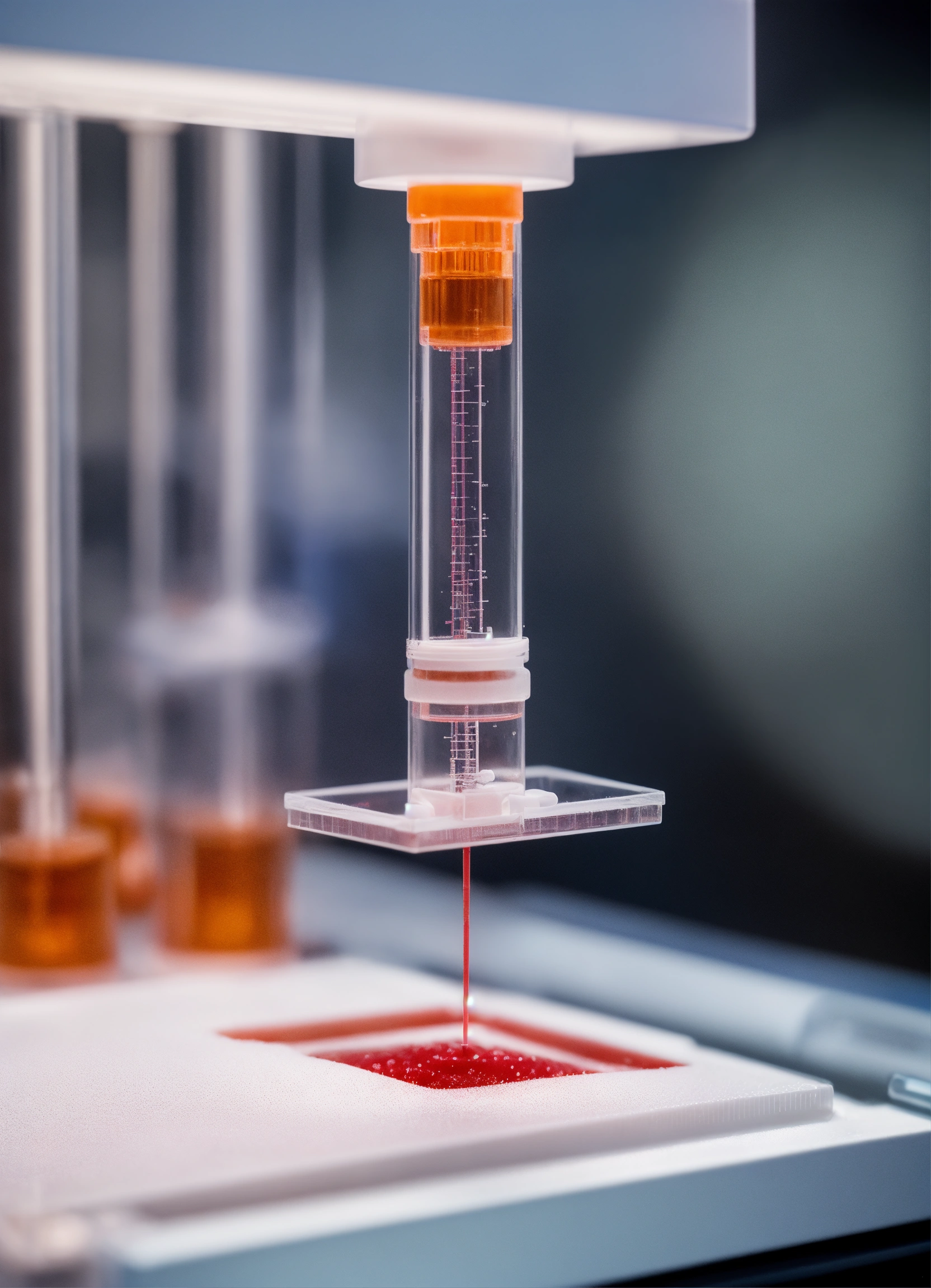 Lexica - 3d bioprinting of single fine channles in white mass with ...