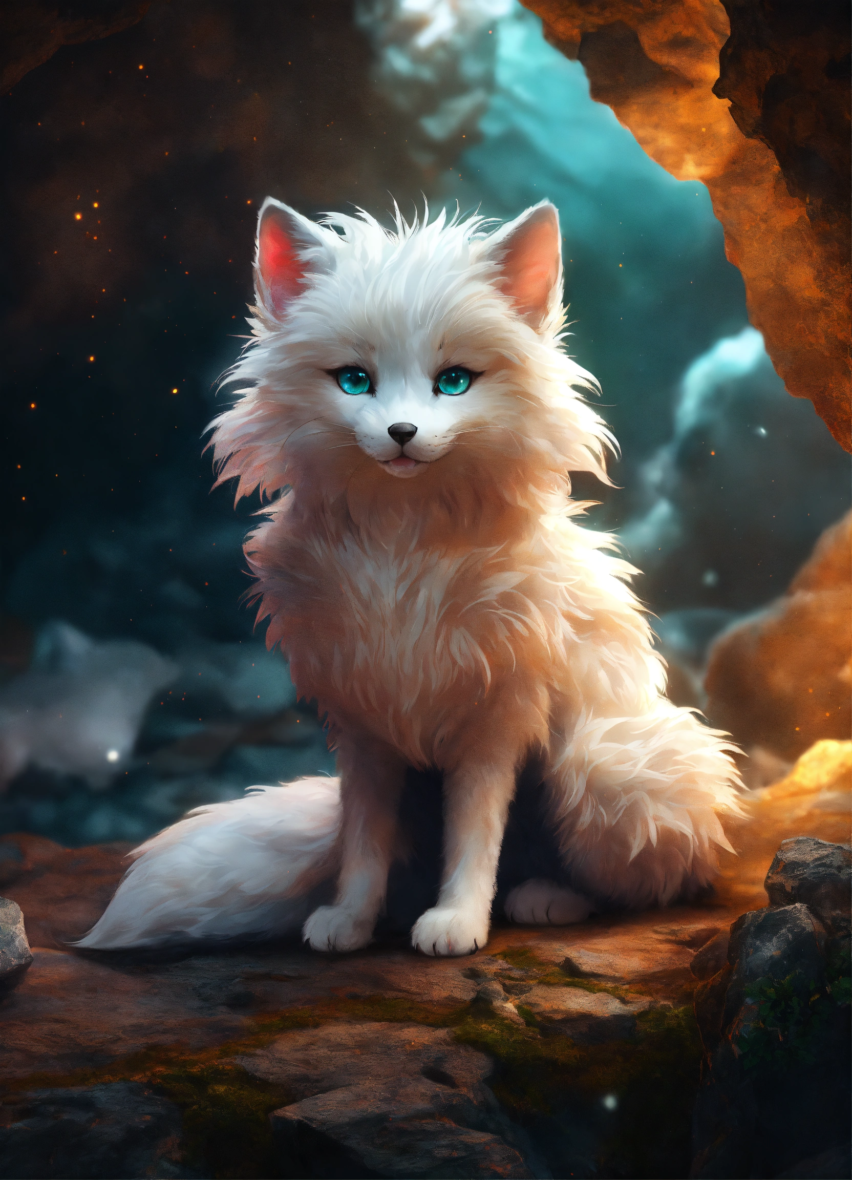 Lexica - A fluffy alien creature that is a mix between a cat and an ...
