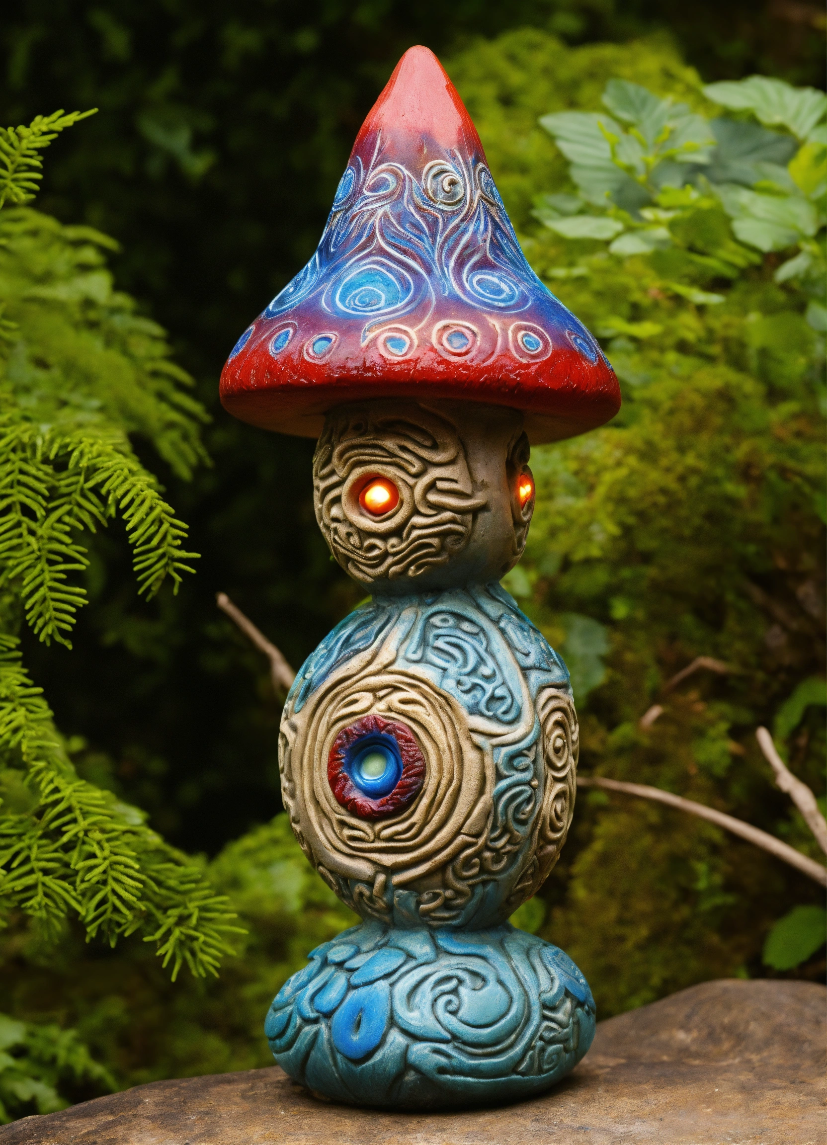 Lexica - Ancient spirit mushroom mother earth gnome inspired stone ...