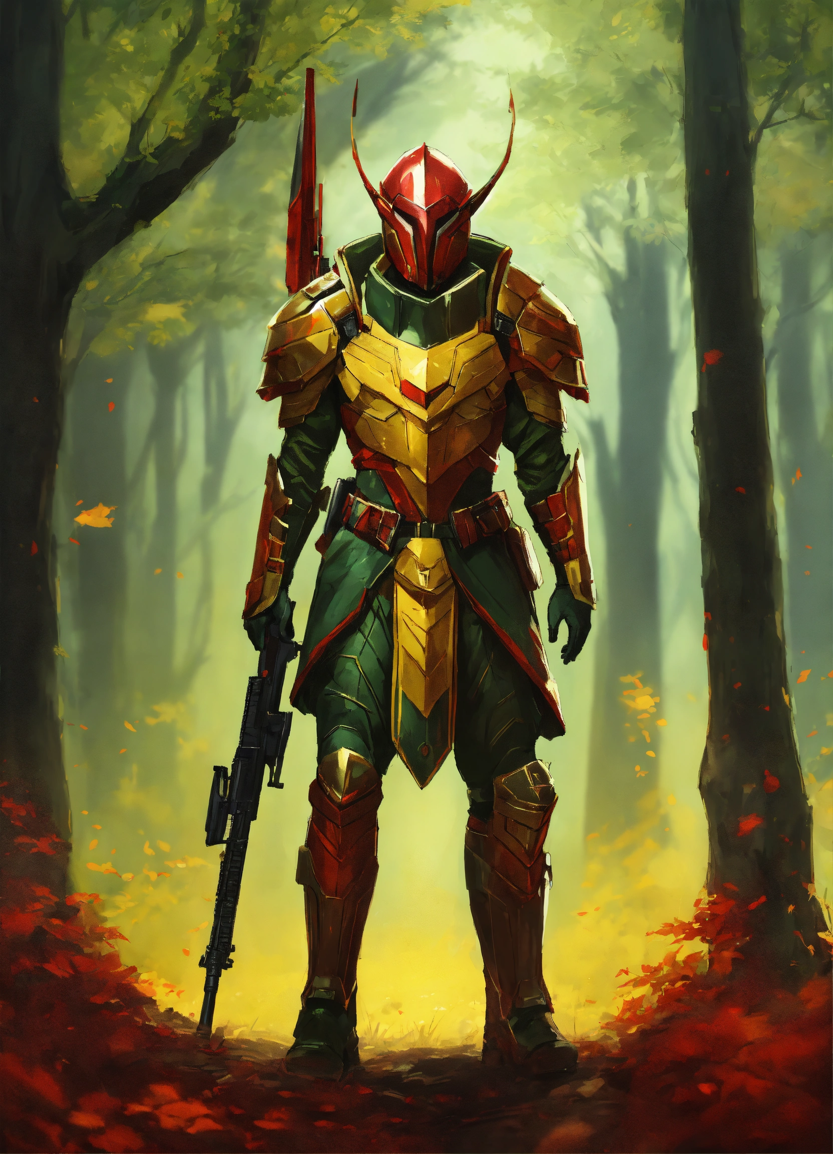 Lexica - Drawing of a high elf sci fi soldier wearing sleek sci fi ...