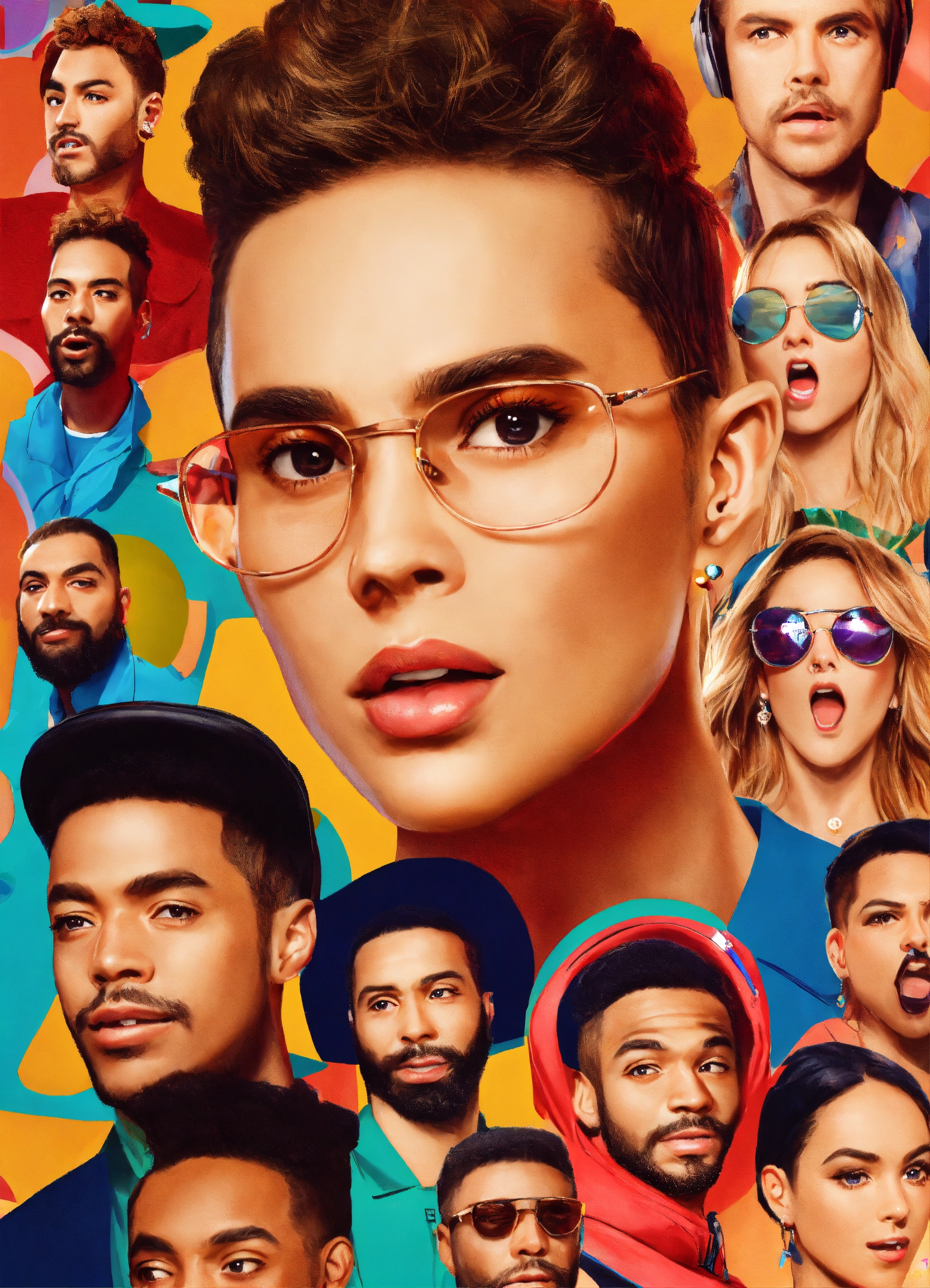 Lexica - A design that represents a celebrity following on a video ...