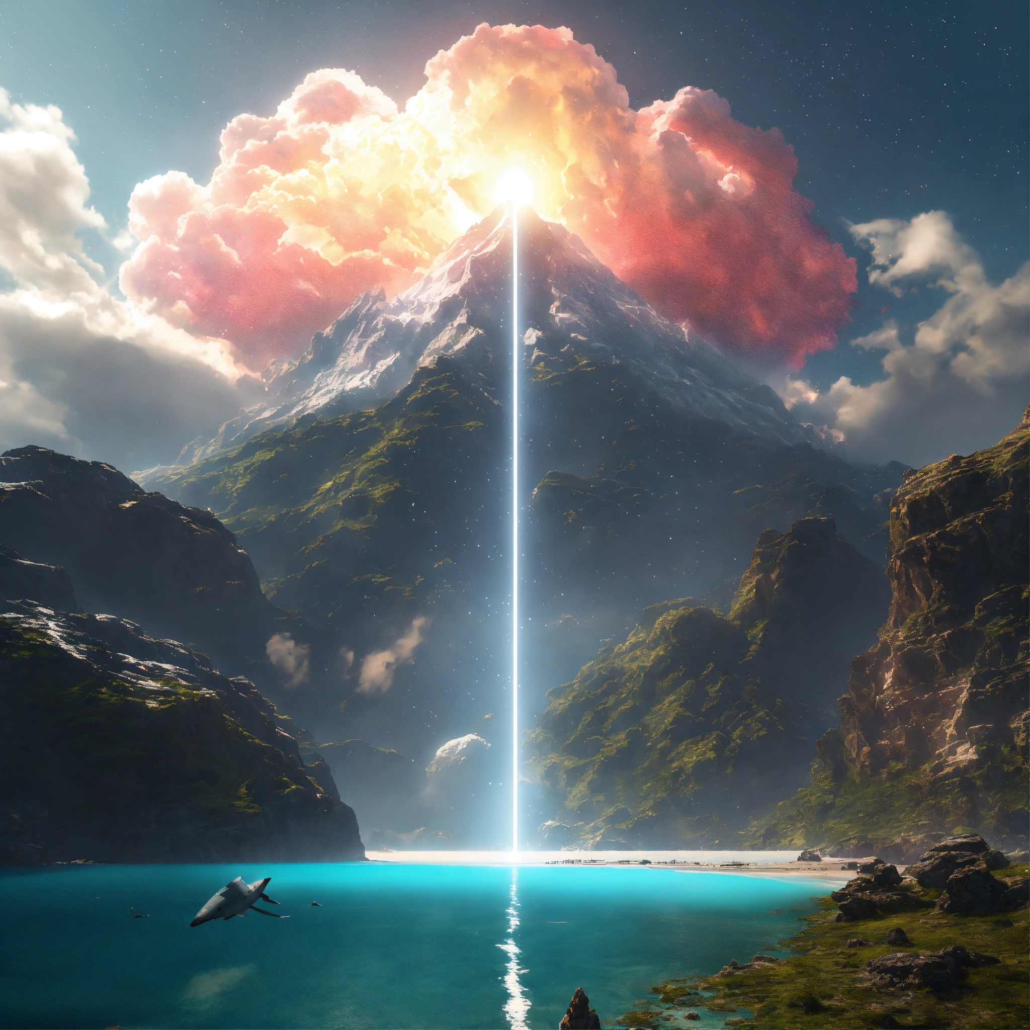 Lexica - Two divine beings, seraphim, light in love cloud, being ...