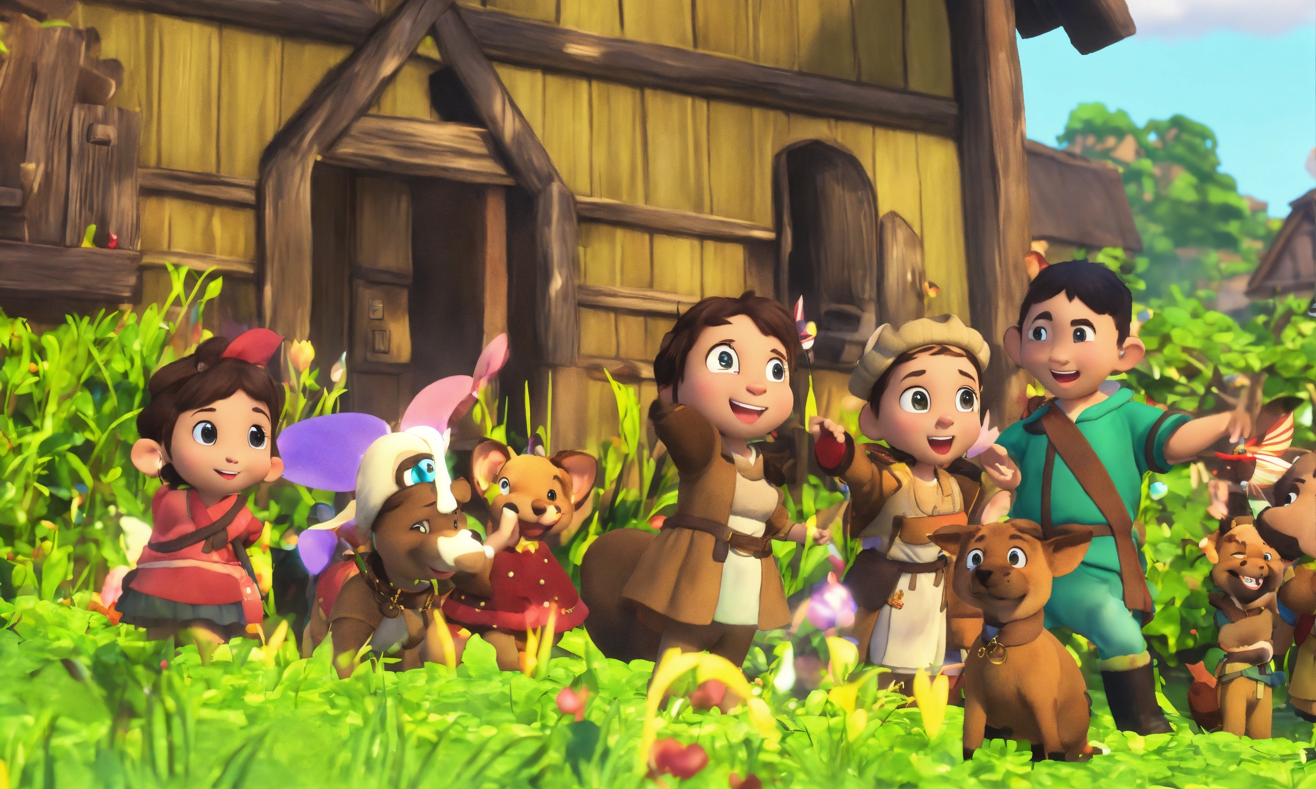 Lexica - Lots of happy villagers animated