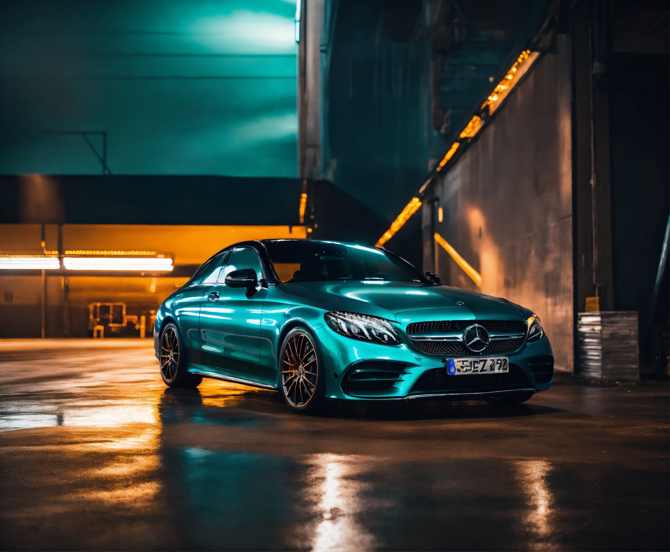Lexica - Minimal, cinematic, mercedes c43 amg, nebula, whirlwind, dark ...