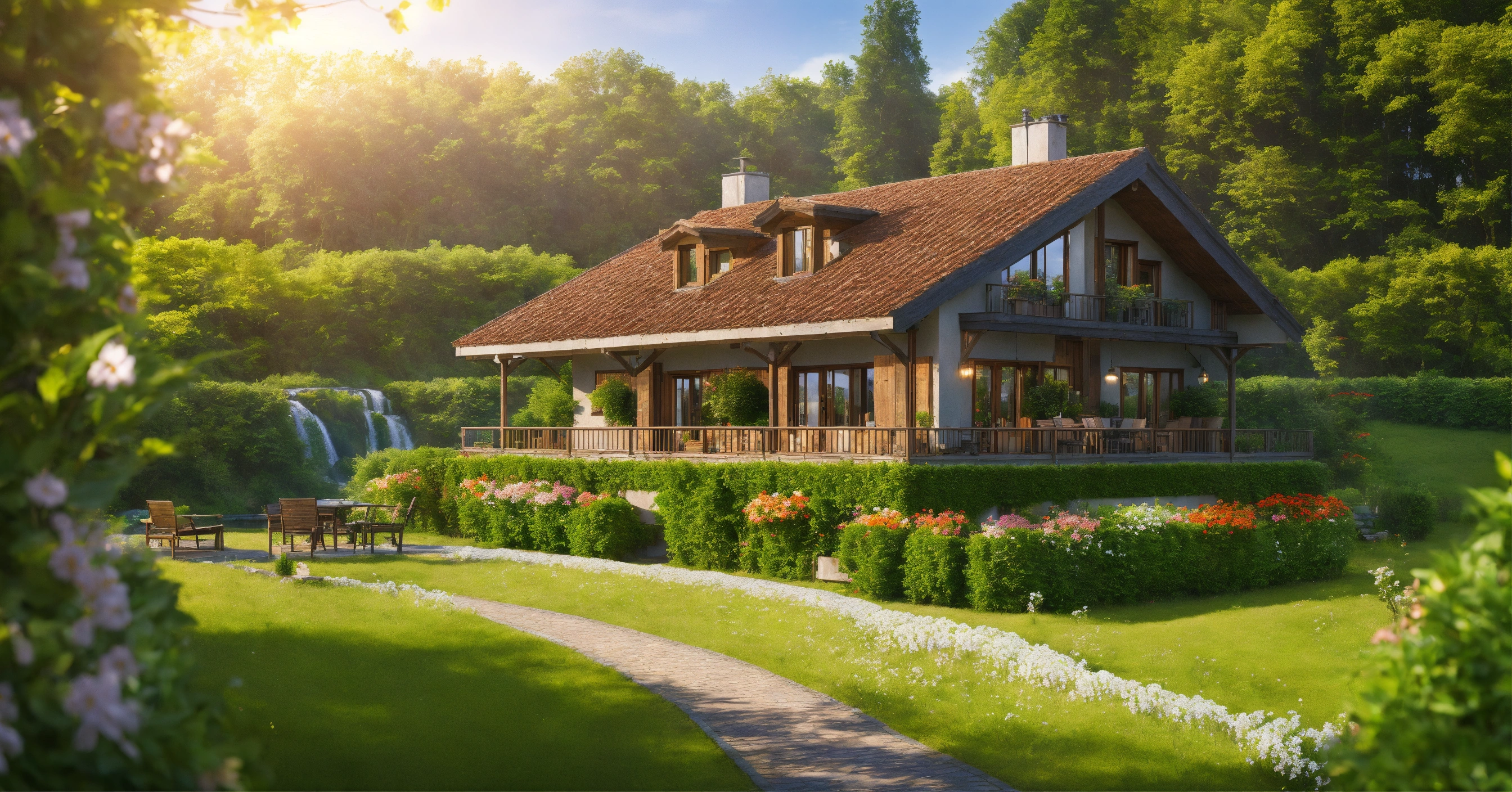 Lexica - Country side house, wide balcony, outdor sitting lounge, many ...