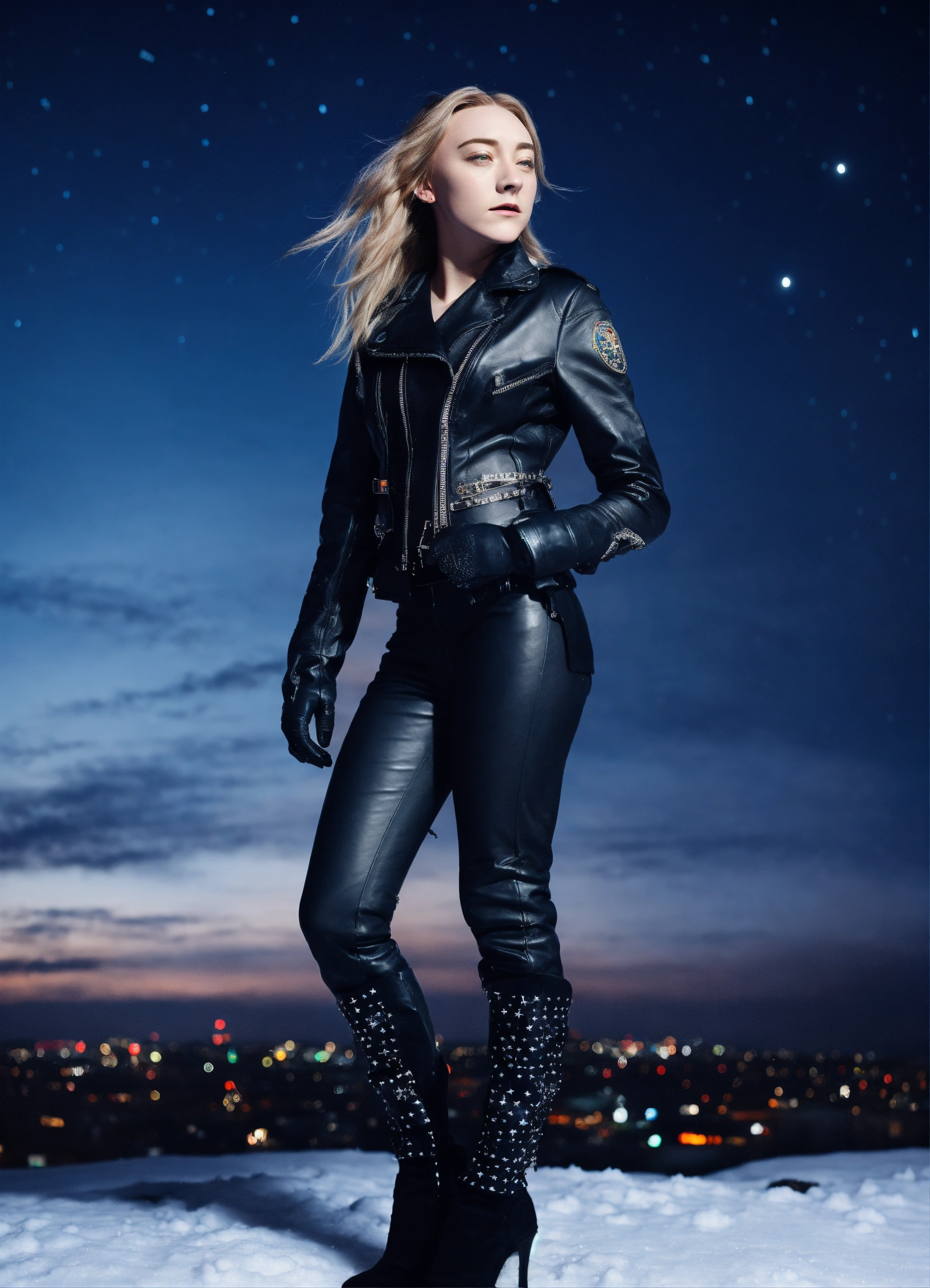 Lexica - A real photo of a 25 year old metal woman with looking like ...