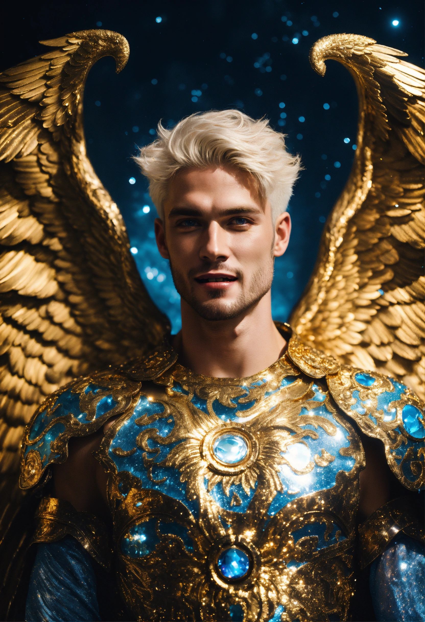 Lexica - Surrealistic close-up photographic portrait of robust fit ...