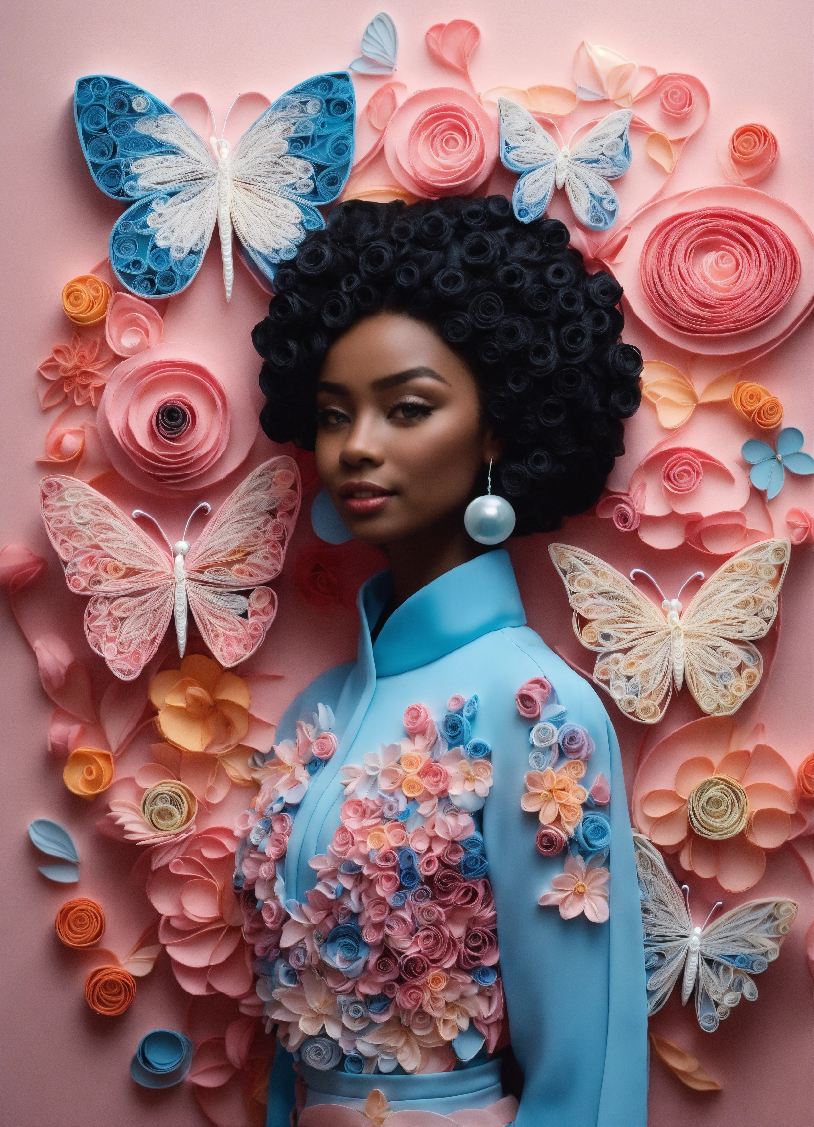 Lexica - Focused on the Three black beautiful light skinned women made ...