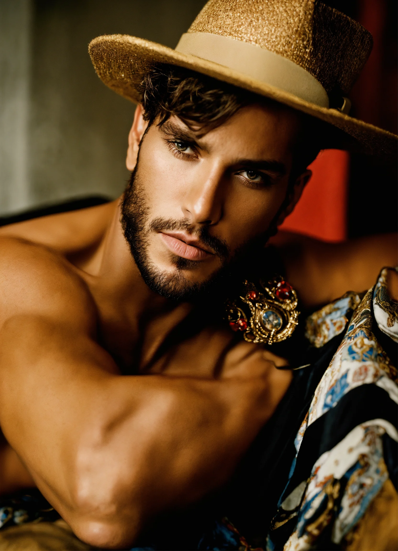 Lexica - Man, shot by photographer Mario Testino