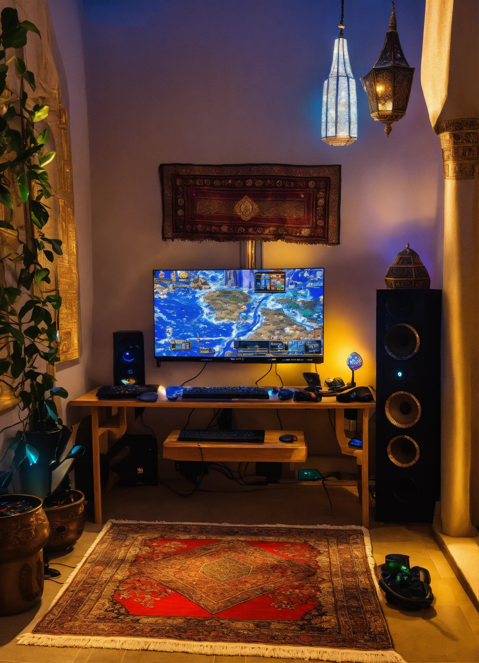 Lexica - Arabian style gaming setup