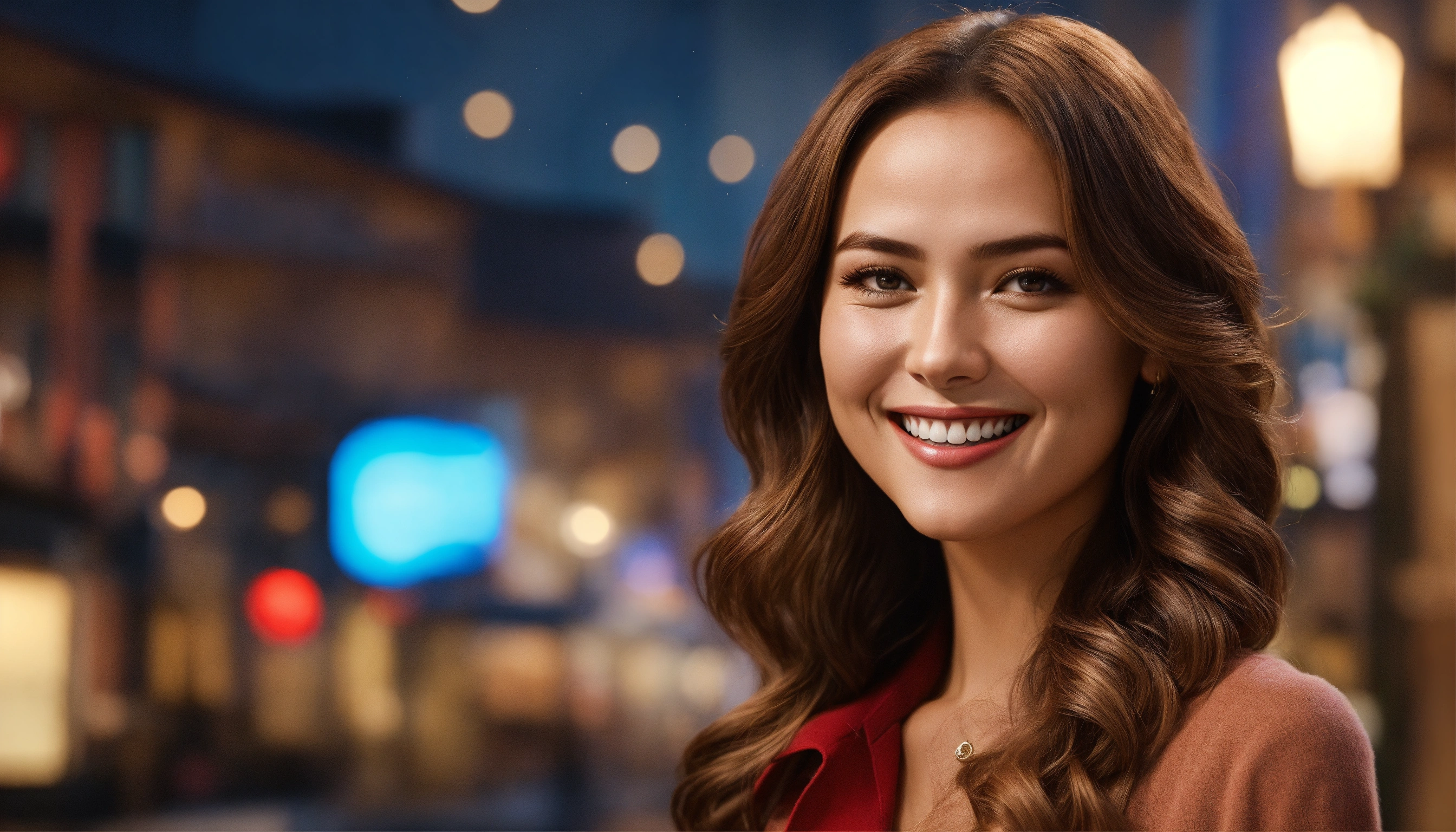 Lexica - Direct marketing commercials, charming model smiling, friendly ...