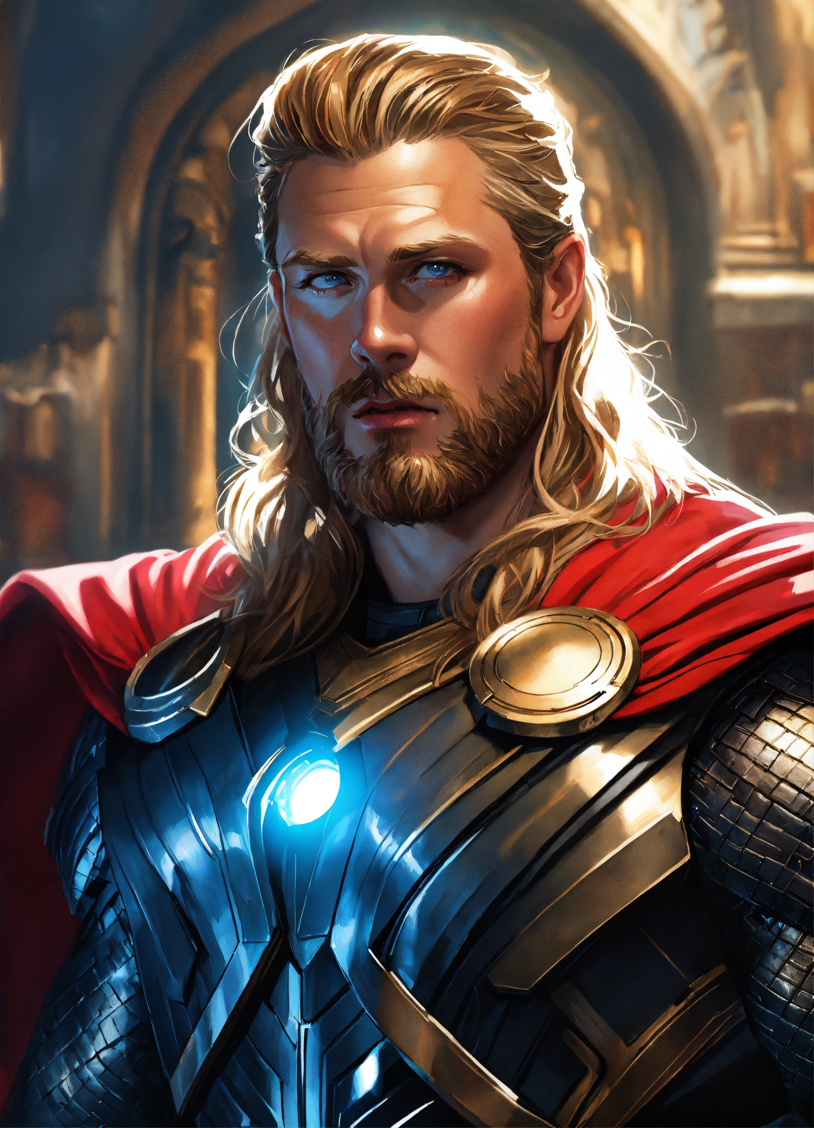 Lexica - Generál Petr Pavel as thor, realistic portrait, symmetrical ...