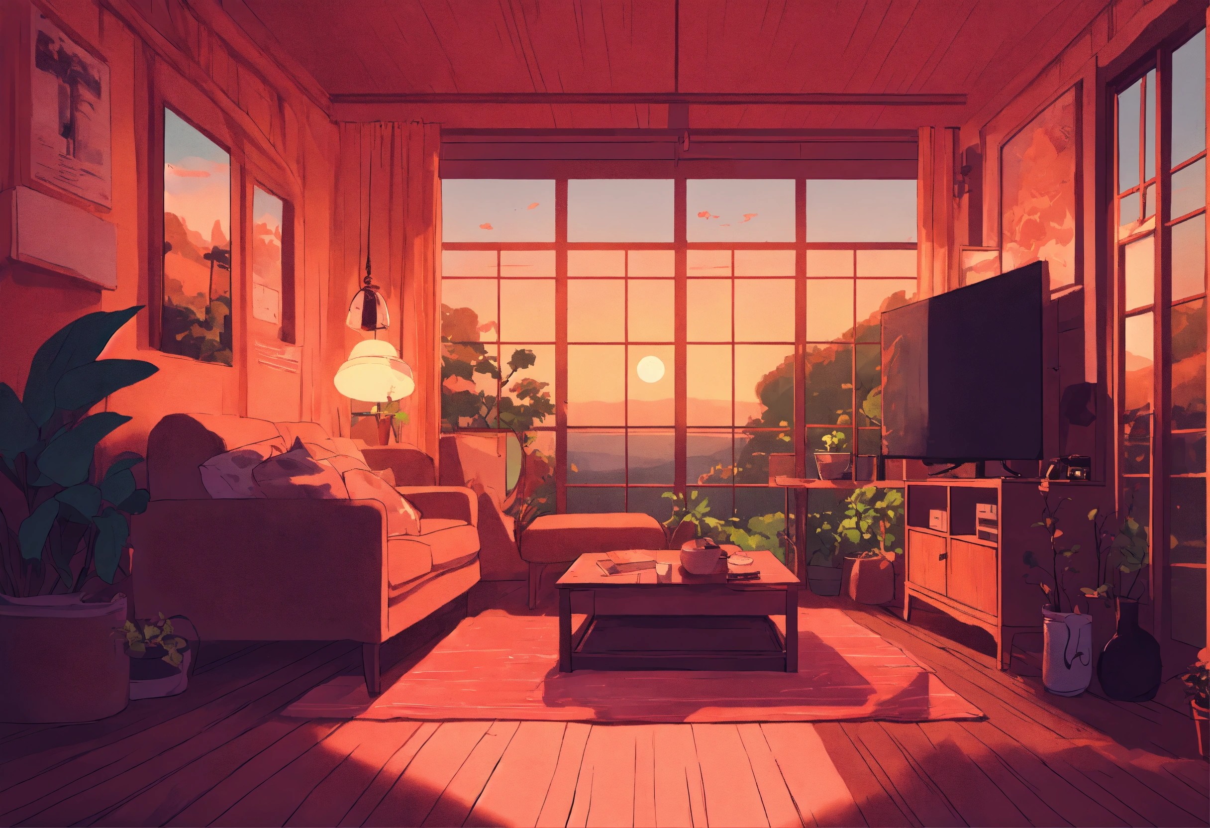 Lexica - "Generate a captivating YouTube thumbnail for a lofi music ...