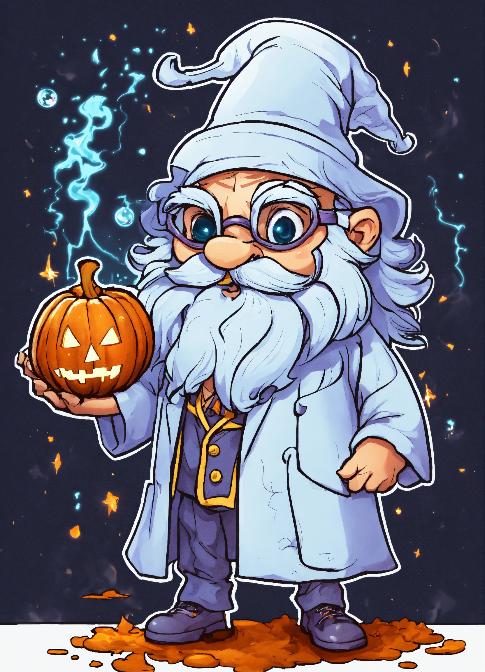 Lexica - Generate a cute The Mad wizard Scientist in Haloween ...