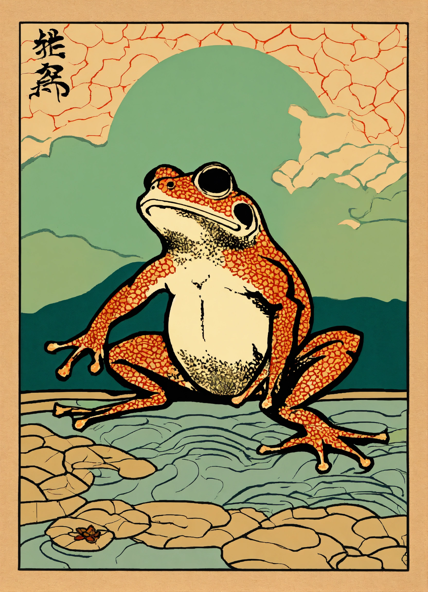Lexica - Simple drawing with japonais style, Matsumoto Hoji Frog ...