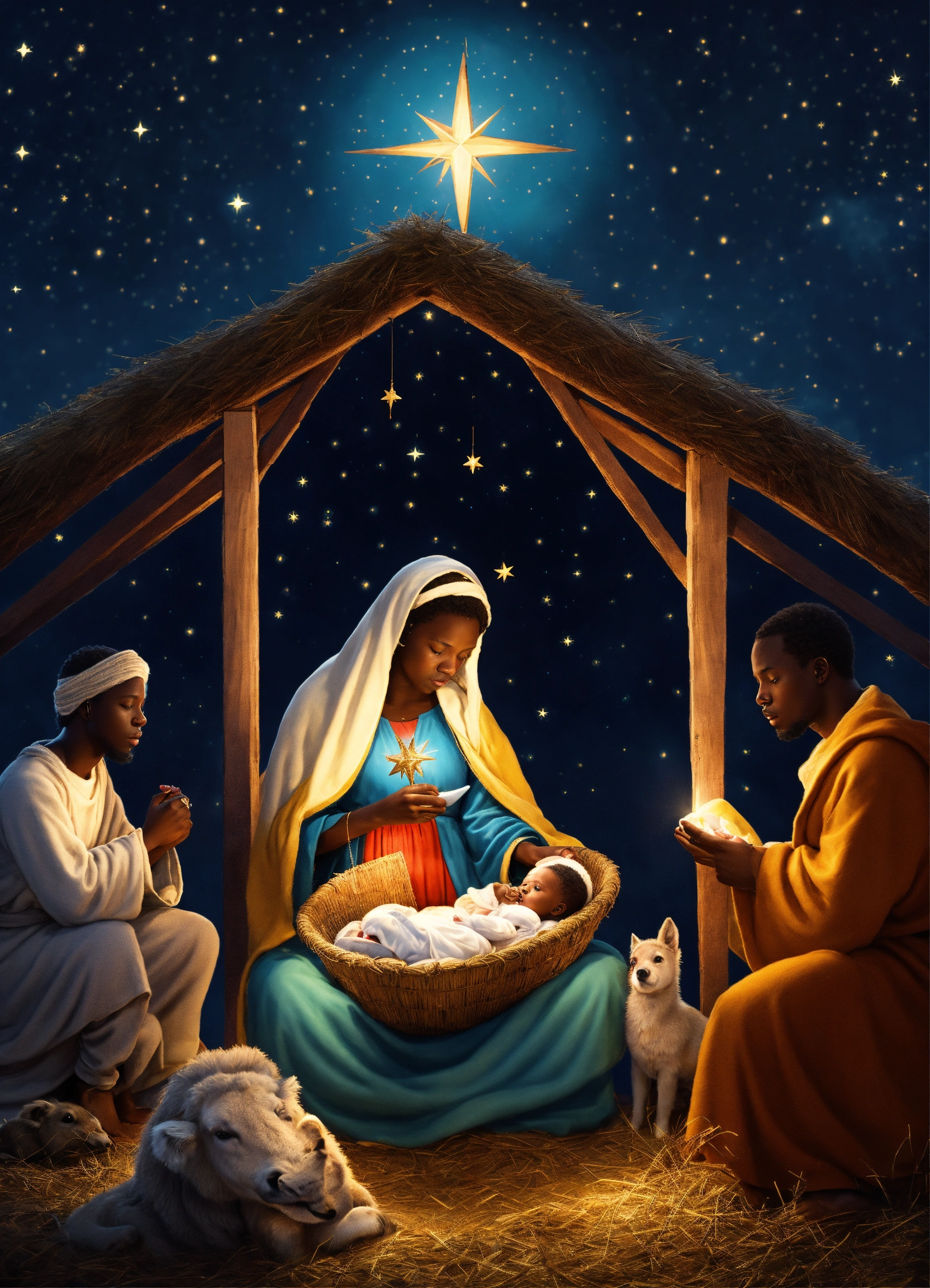 Lexica - Digital art, hyper realistic, illustration of a African ...