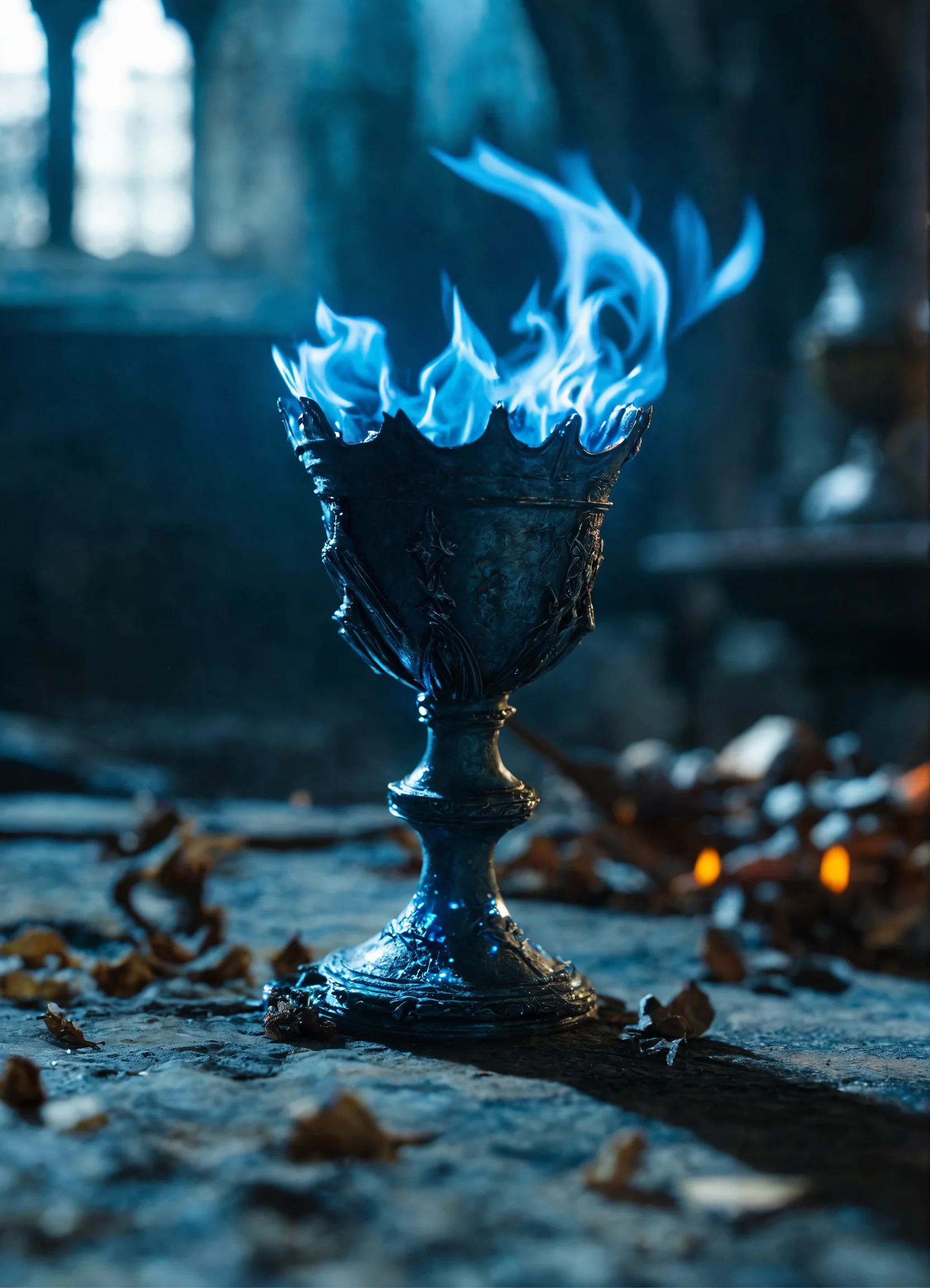 Lexica - Harry potter goblet of fire, magical goblet with mystic blue ...