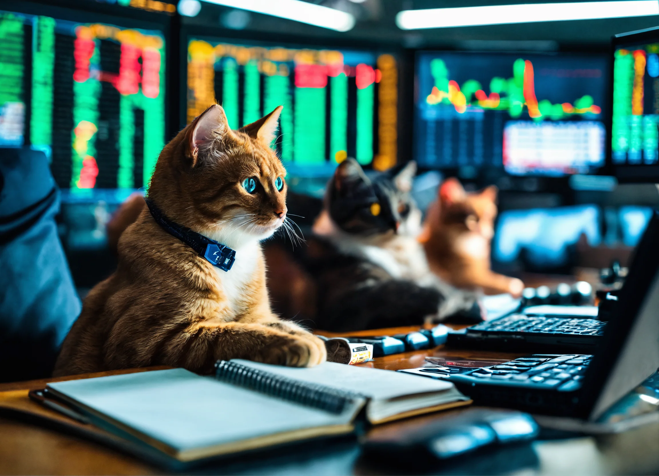 Lexica - 10 or more cats are trading the futures and making bets on ...