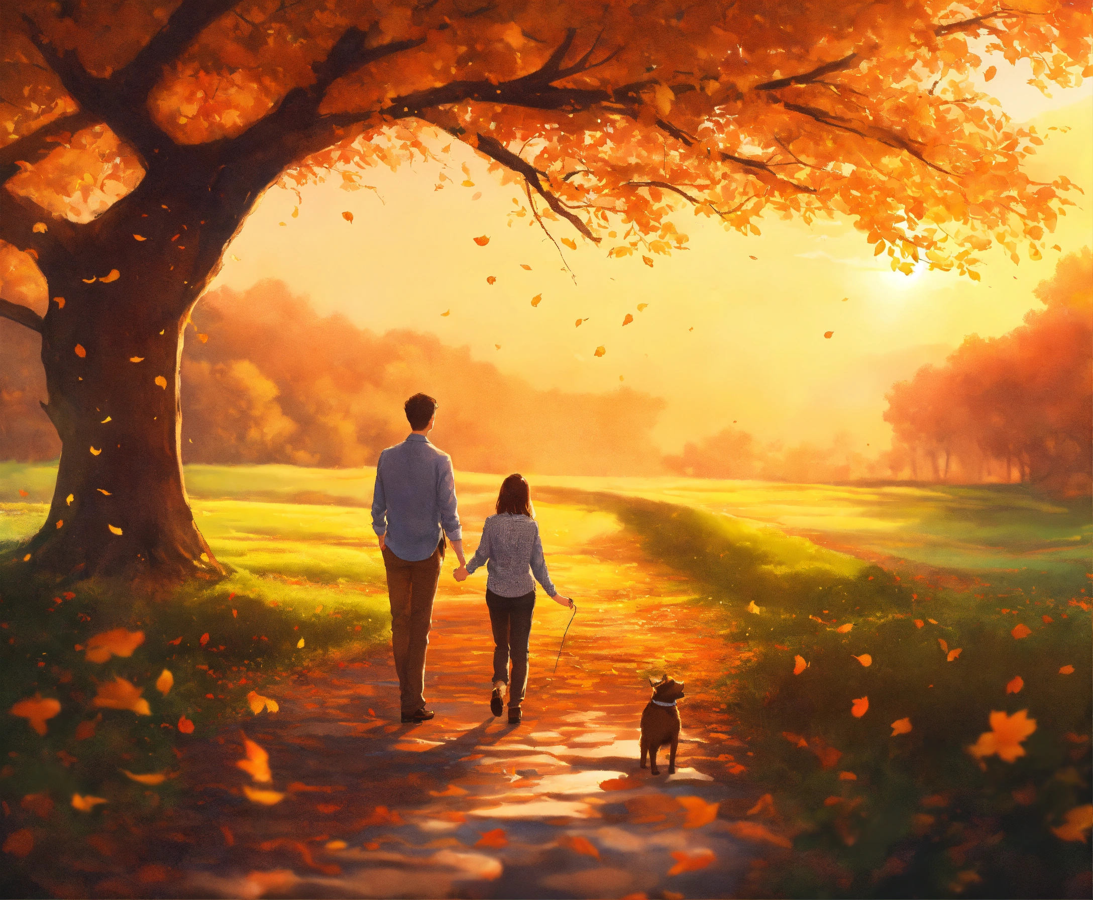 Lexica - "Create a visual representation of the intertwined of work and ...