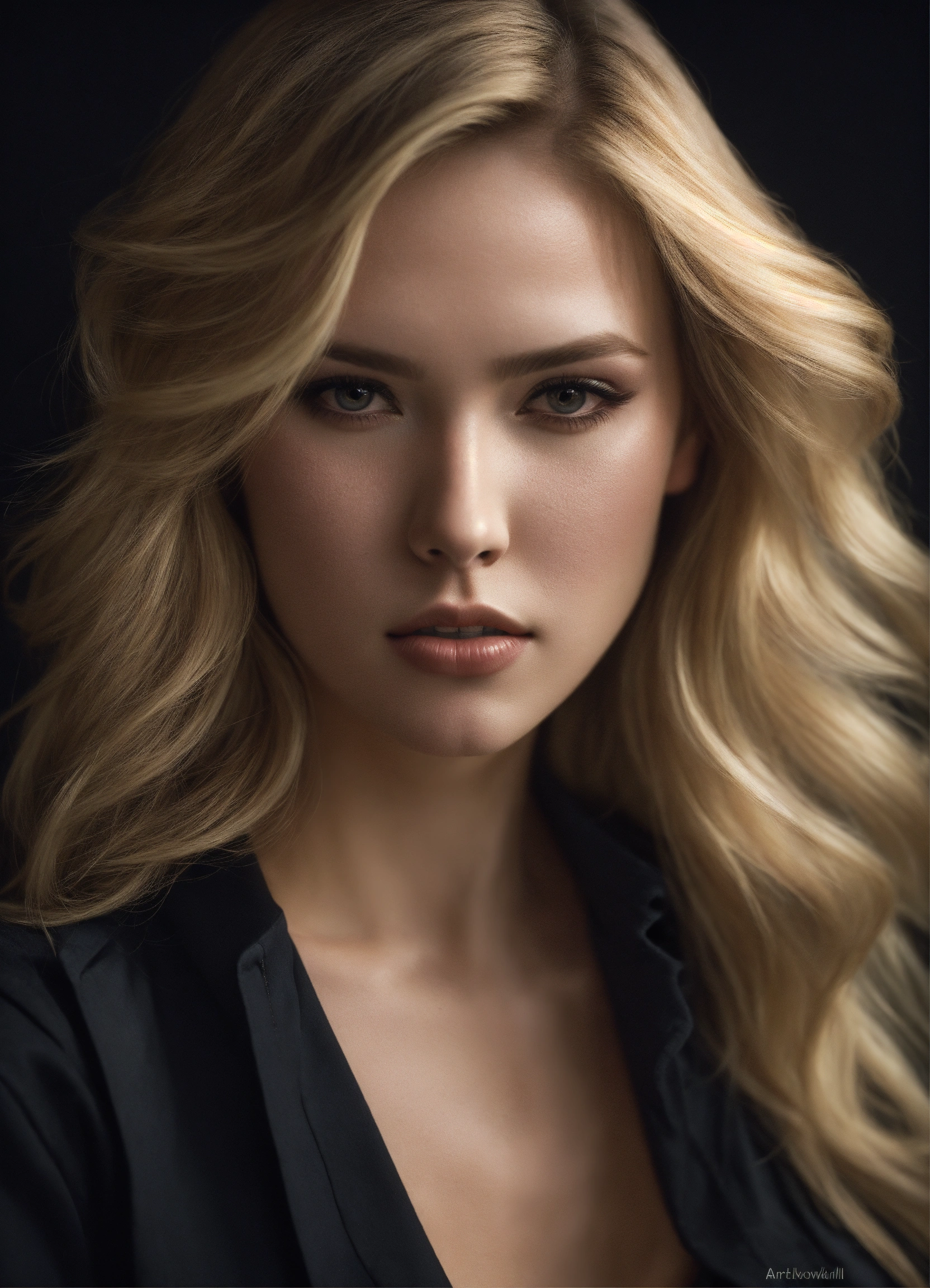Lexica - Blonde, model, portrait, elegant, professionally retouched ...