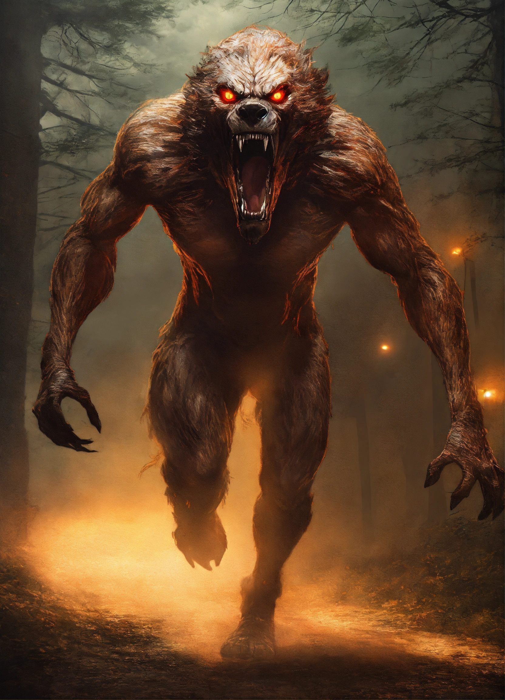 Lexica - Terrifying SKINWALKER Running In Ultra Realistic Style