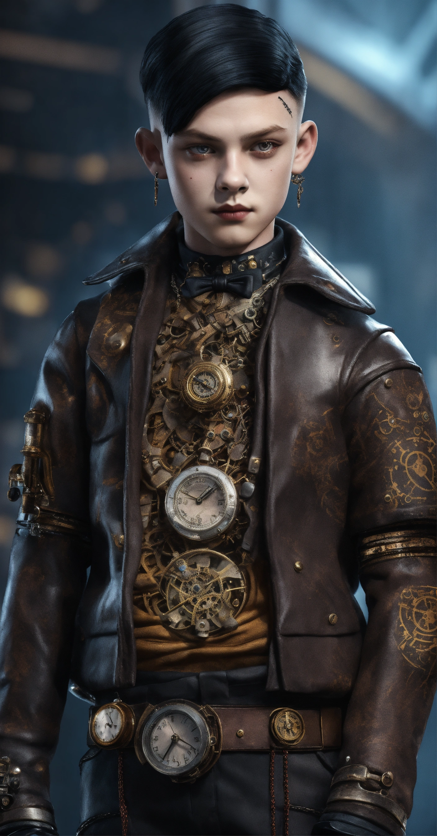 Lexica - 16 year old looking boy, male, wednesday addams wearing ...