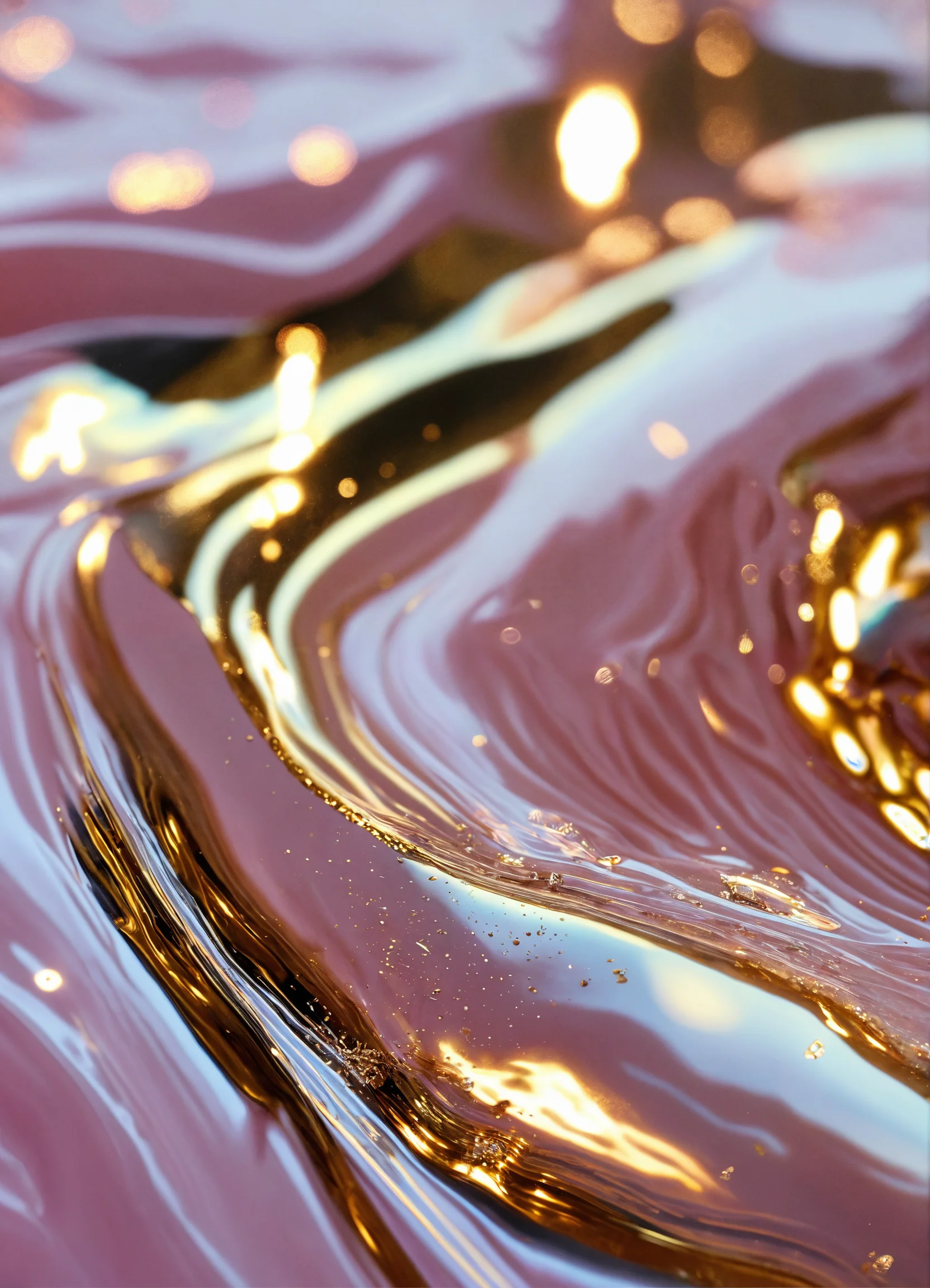 Lexica - Light pink with bright gold reflections,acid deaign,hologram ...