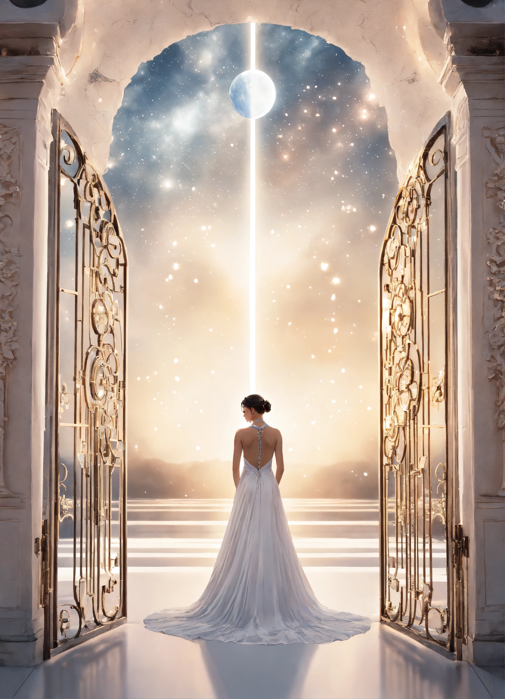 Lexica - A white space environment. This image is fantasy and conveys ...