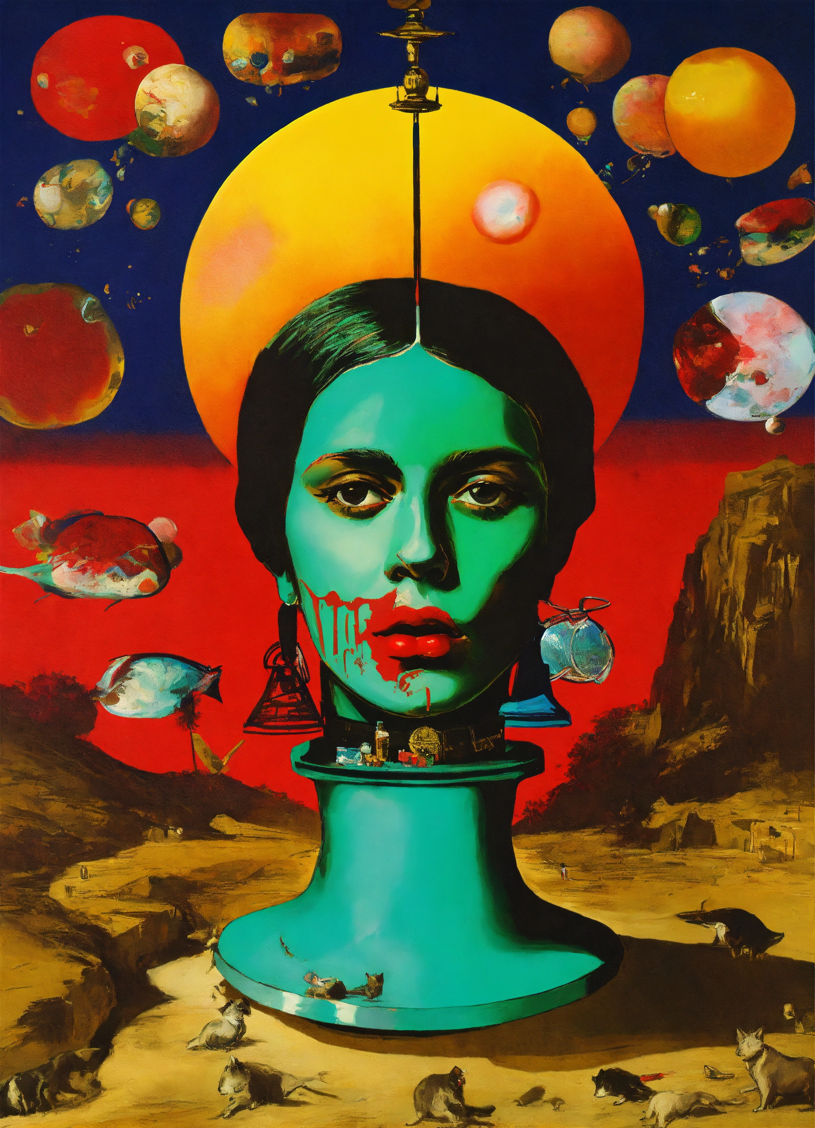 Lexica - Serial killer, metaphysical art, pop art surreal by Francisco Goya