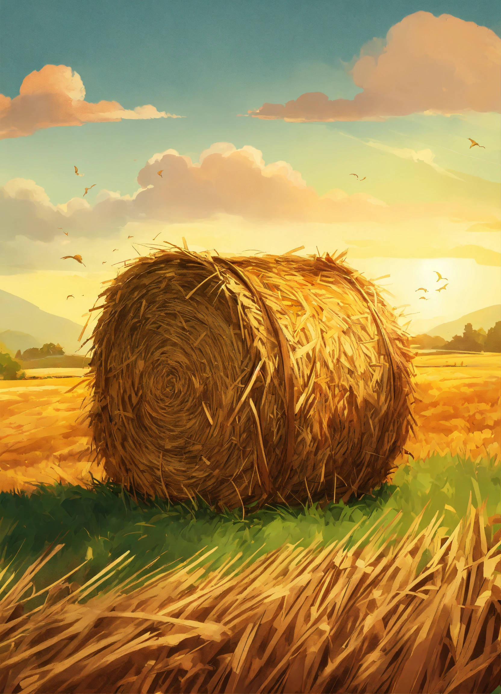 Lexica - A bundle of straw, head out of the straw, comics and embrace ...