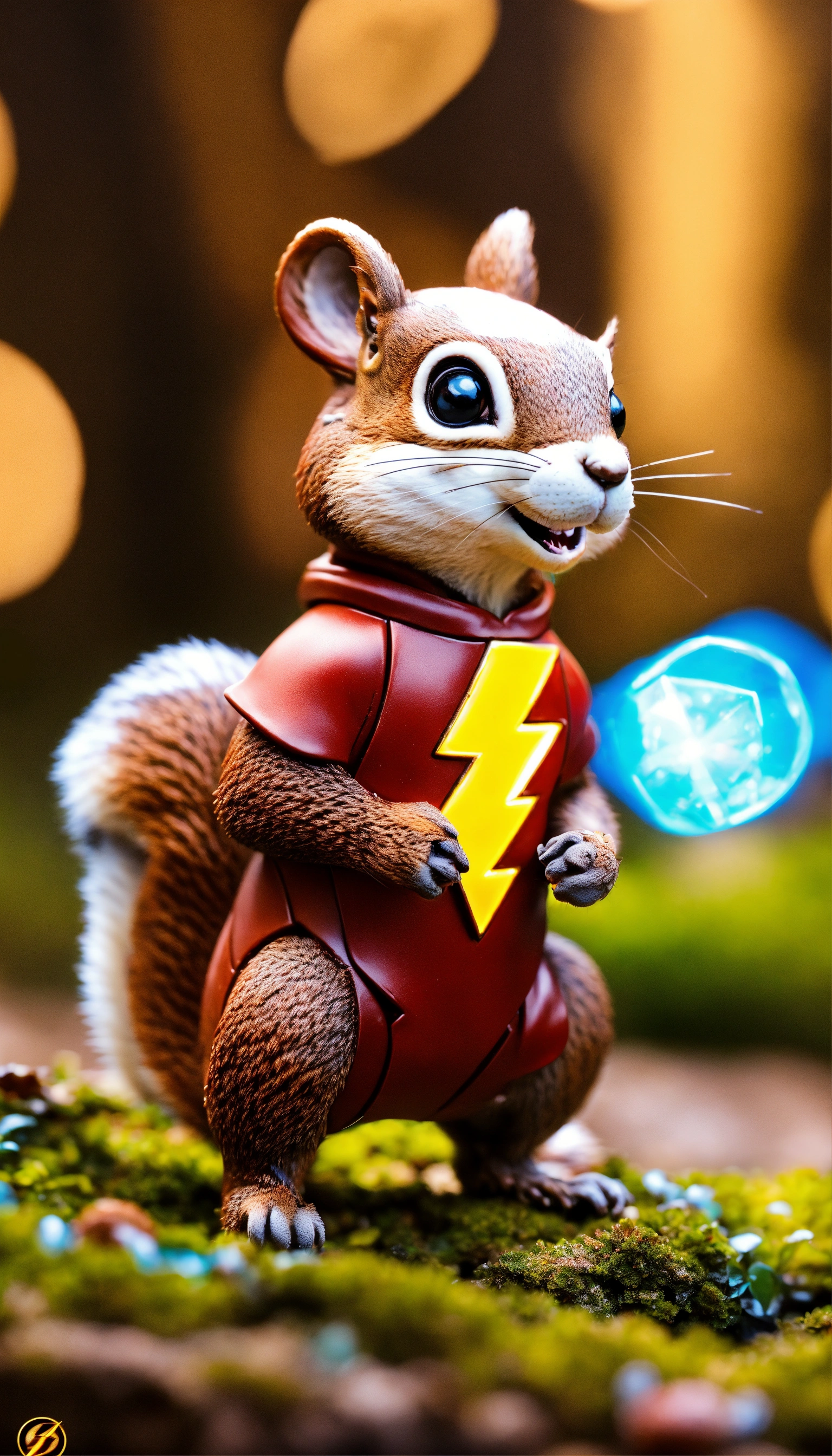 Lexica - Cute squirrel adventure figure, the flash themed squirrel ...