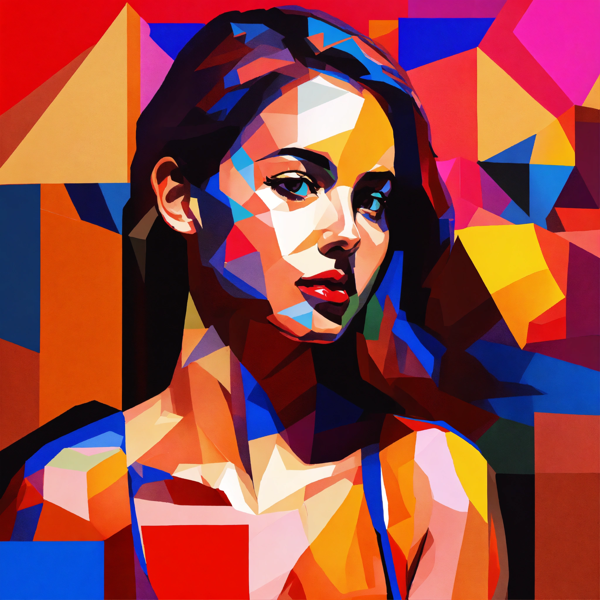 Lexica - Young woman innocent sweet smile, waist up portrait, zoomed ...