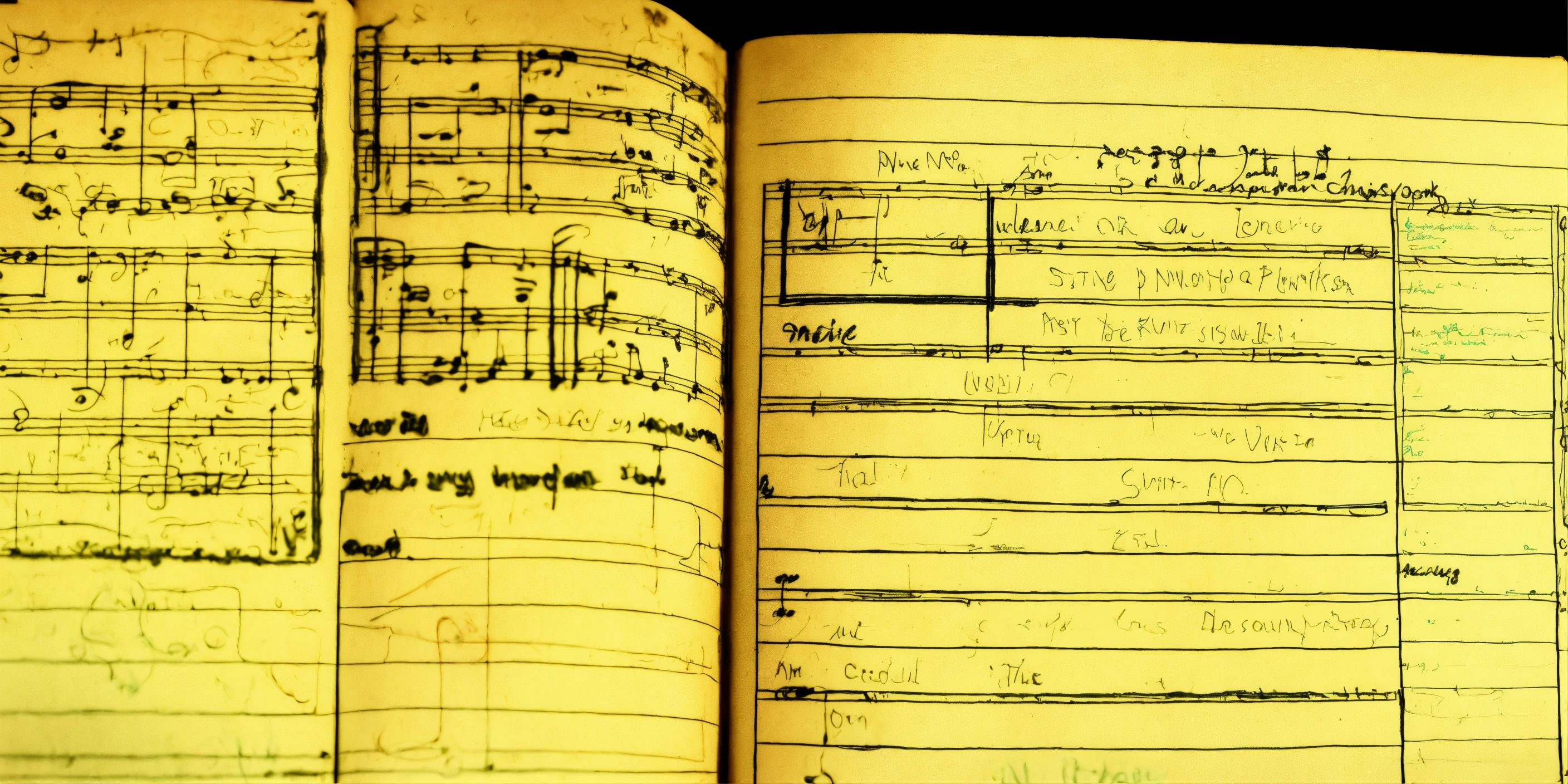 Lexica - The inside of a songwriters notebook in which there are ...