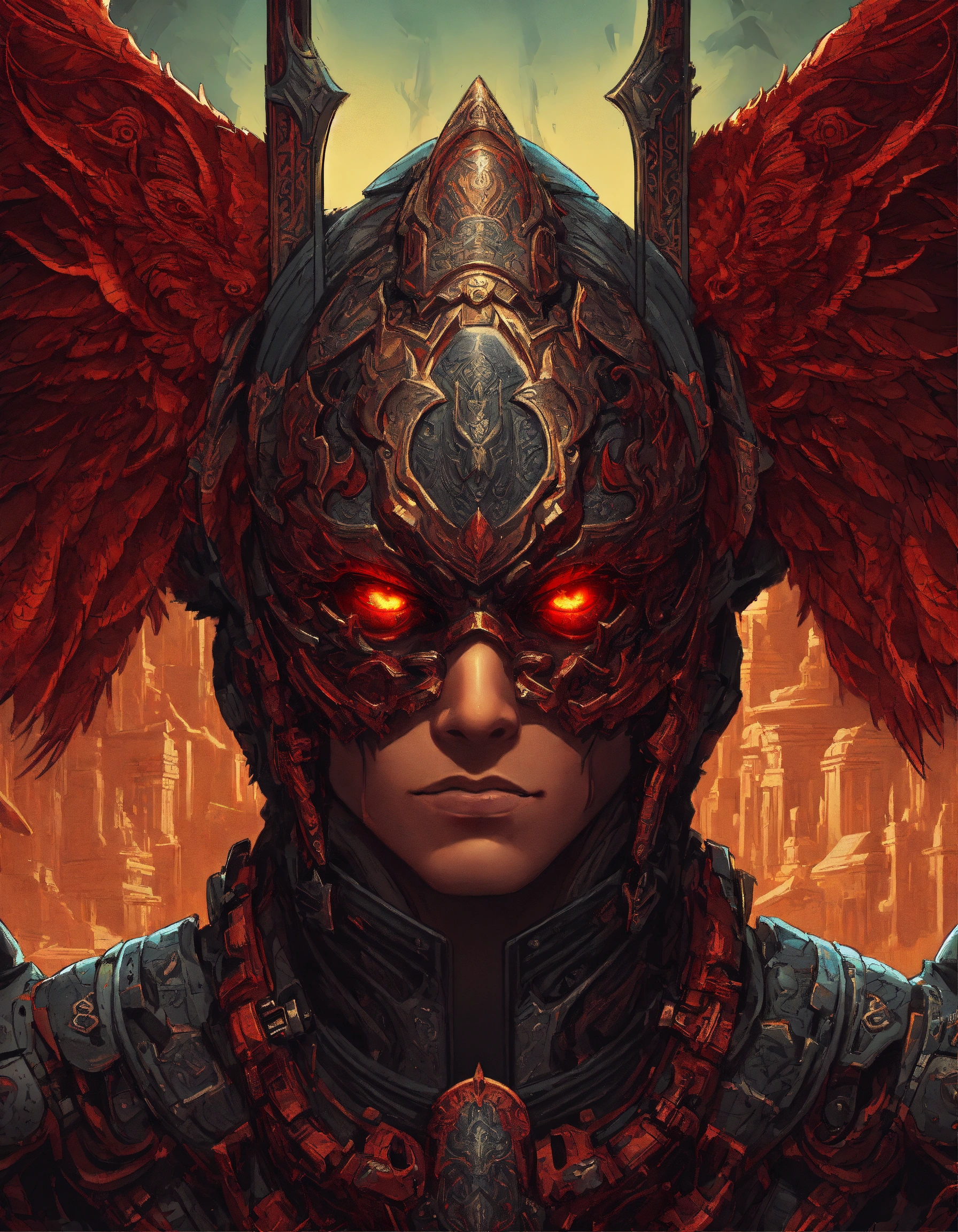 Lexica - A close up of a cyclops wearing an epic art, in style of art ...