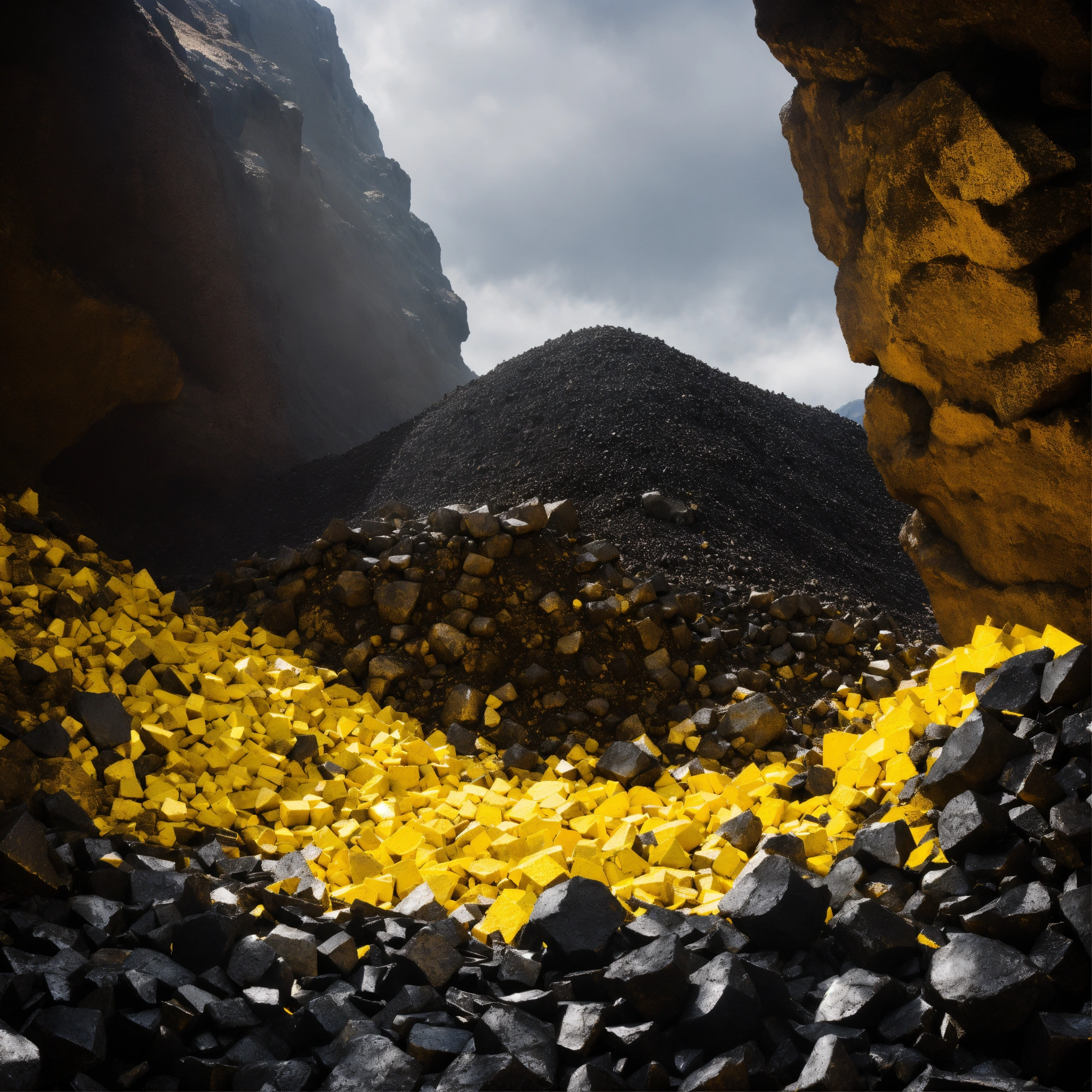 Lexica - A pile of ore, metal, a heap, a magical mountain of iron, ore ...