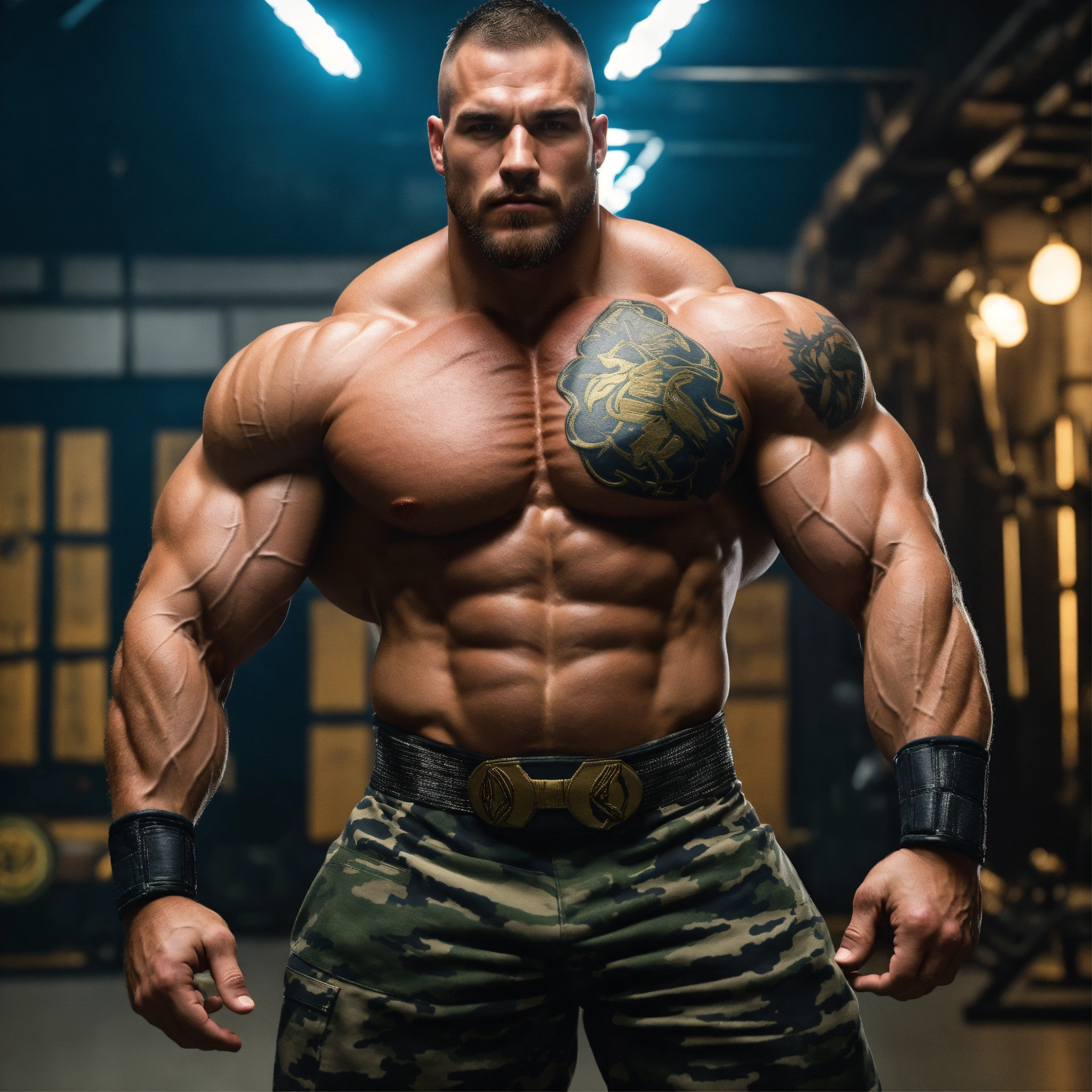 Lexica - 30-year-old man with big muscles, big bodybuilder, body like a ...