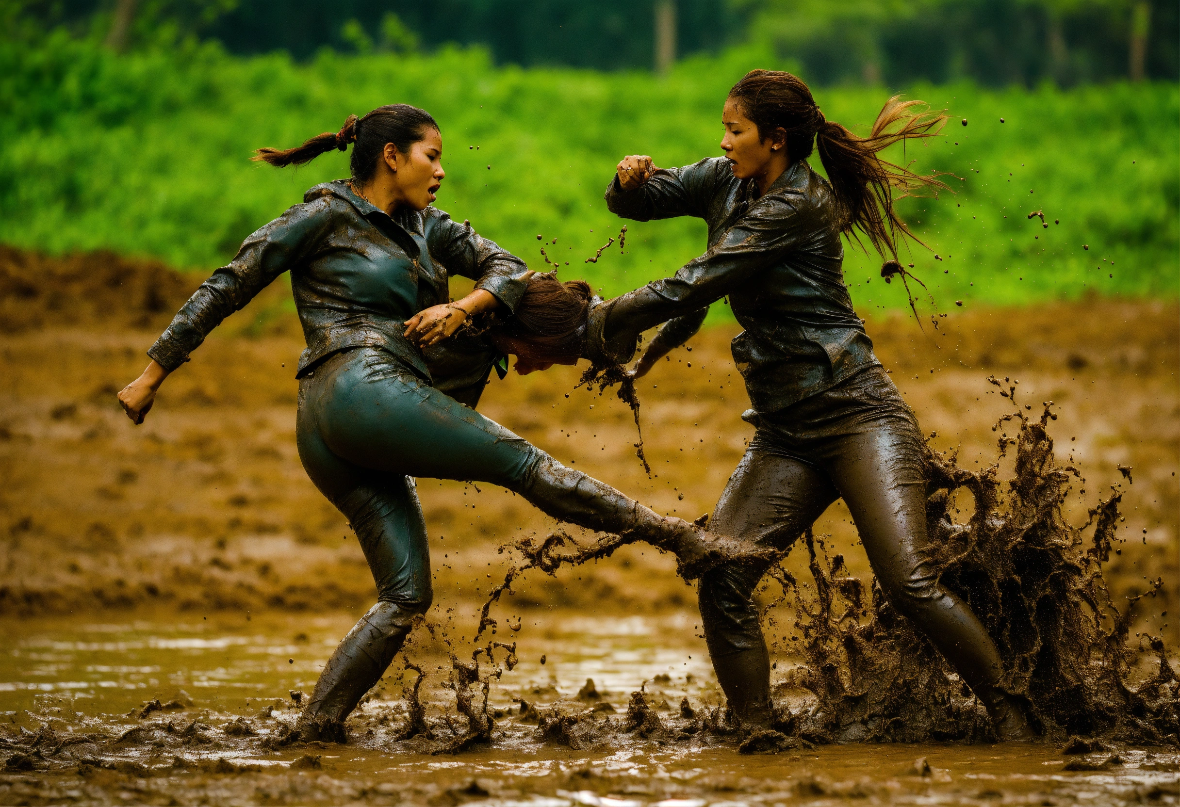 Lexica - Two females, fighting in mud