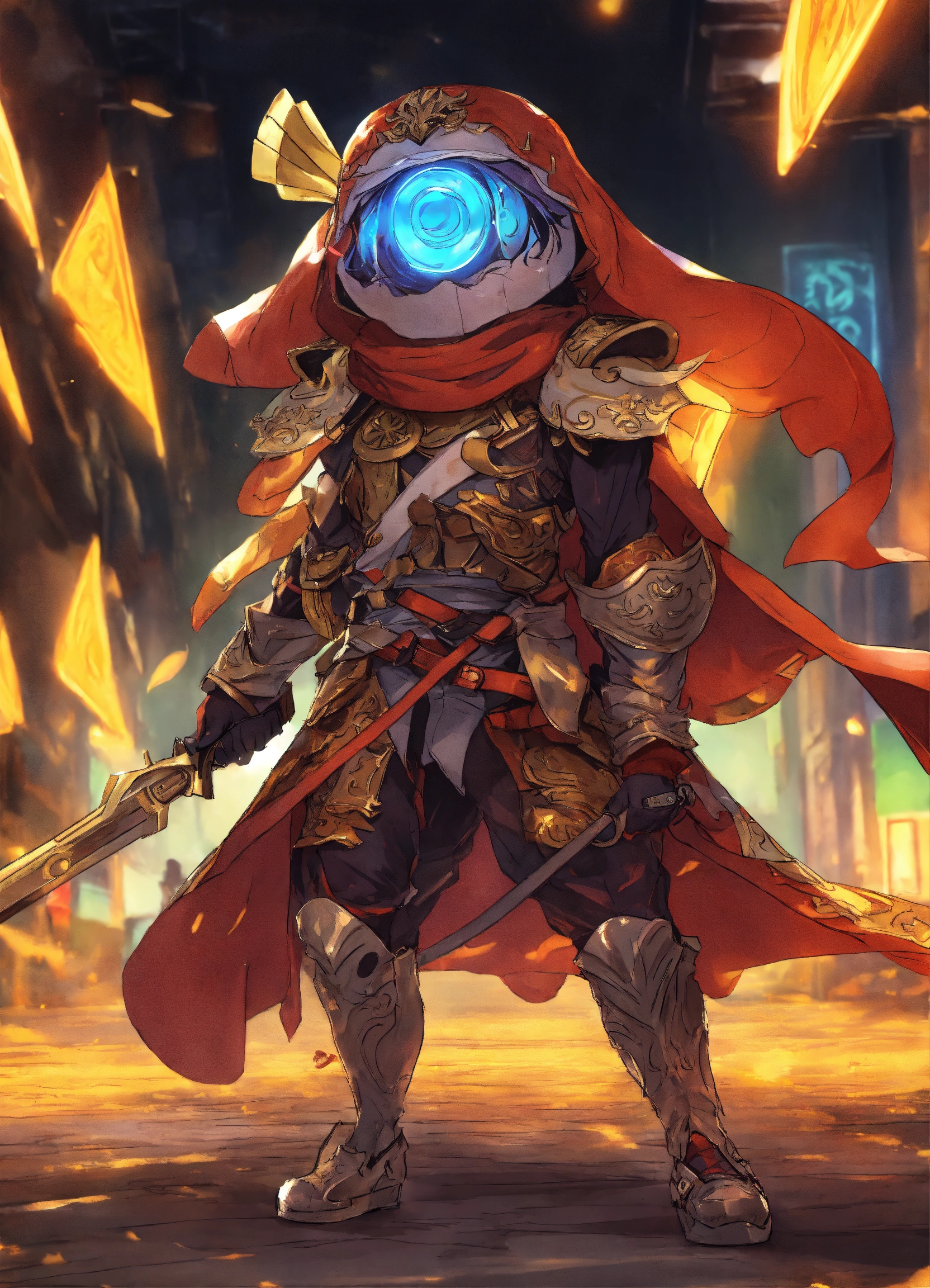 Lexica - Anime soul-wielding taco-faced entity