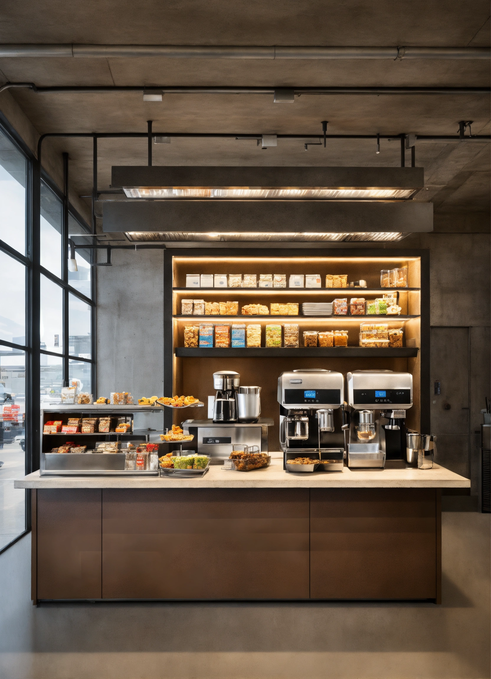 Lexica - A self serve breakroom snack bar with snacks on an easy to ...