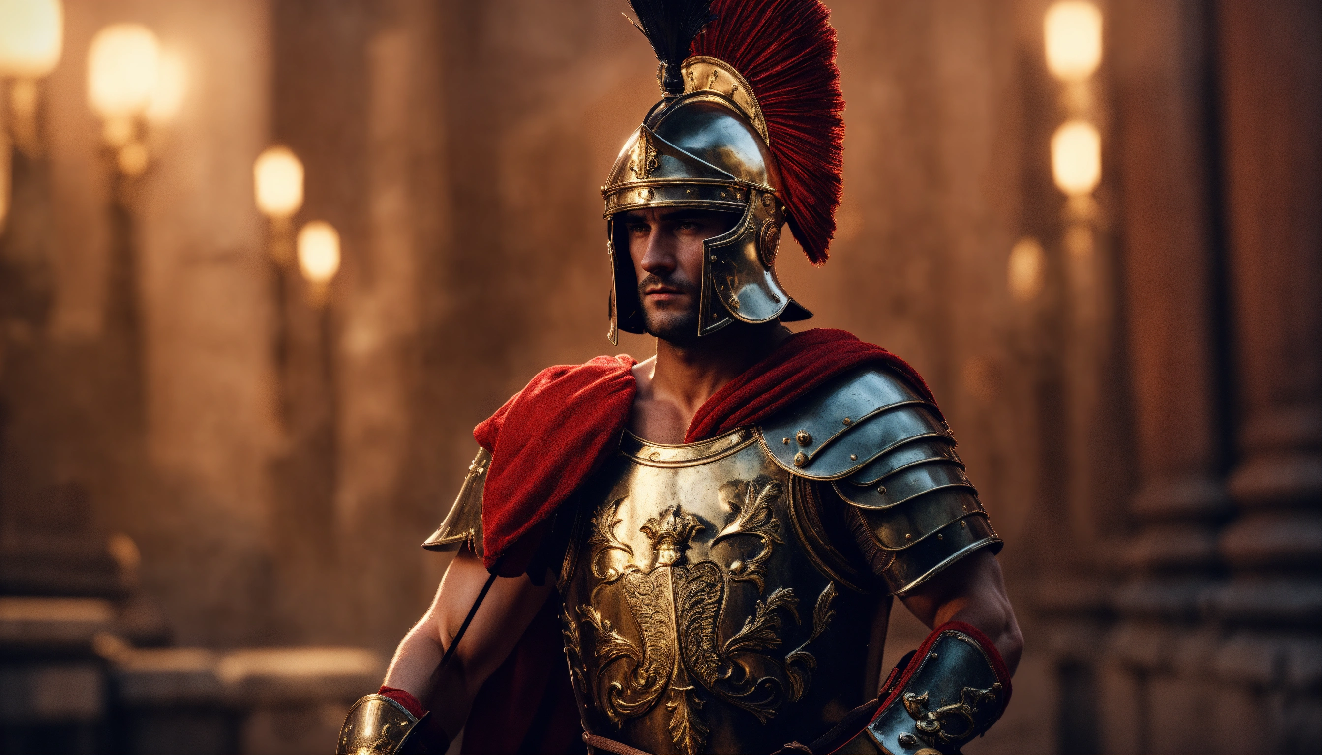 Lexica - Full length male Roman soldier, warrior, legionary in a helmet ...