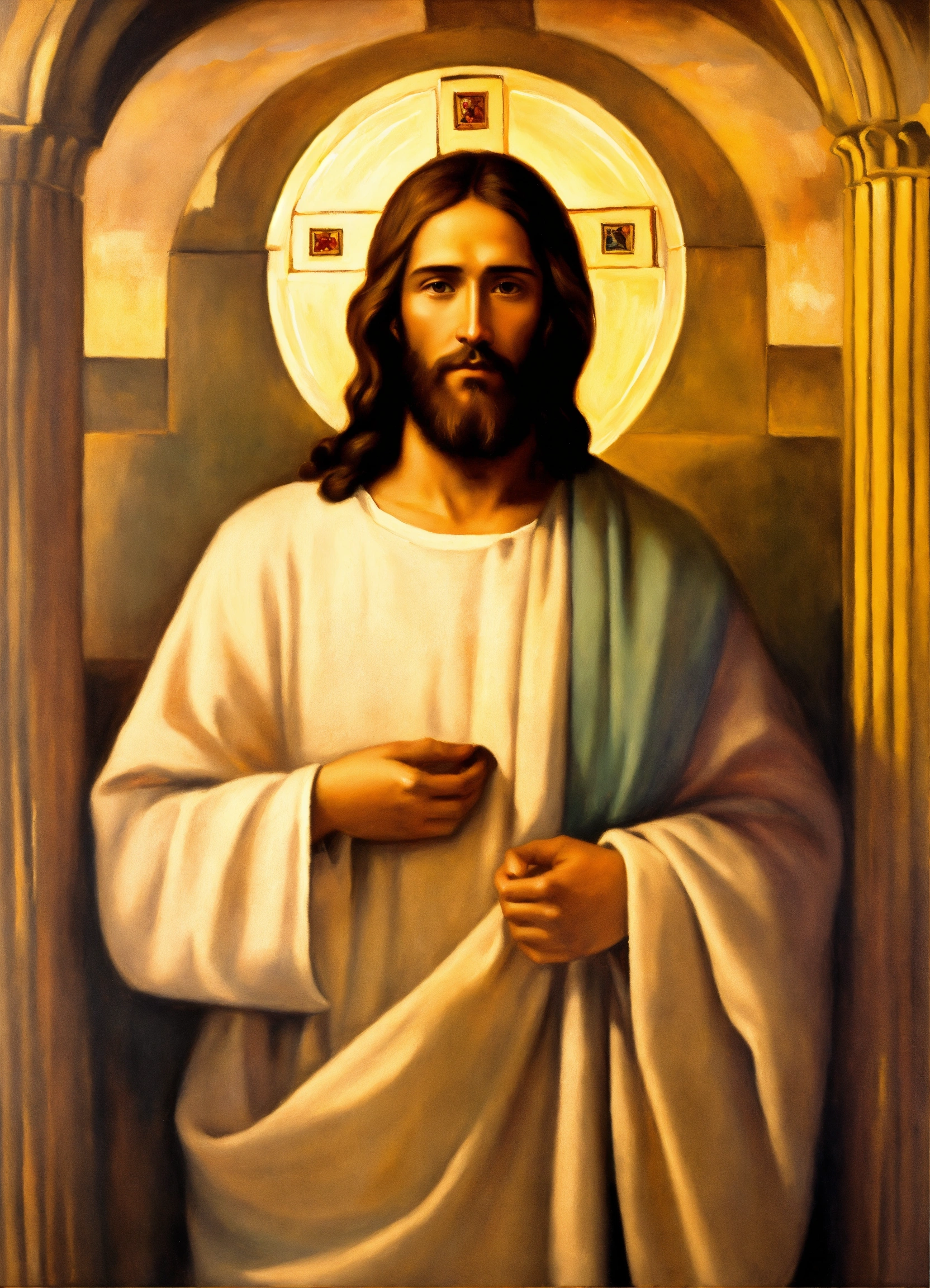 Lexica - Oil painting of jesus christ in judea