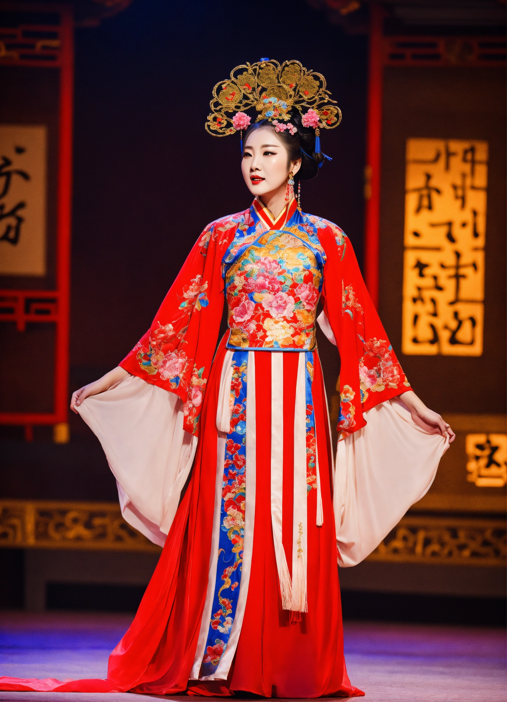 Lexica - Chinese opera singer un dress