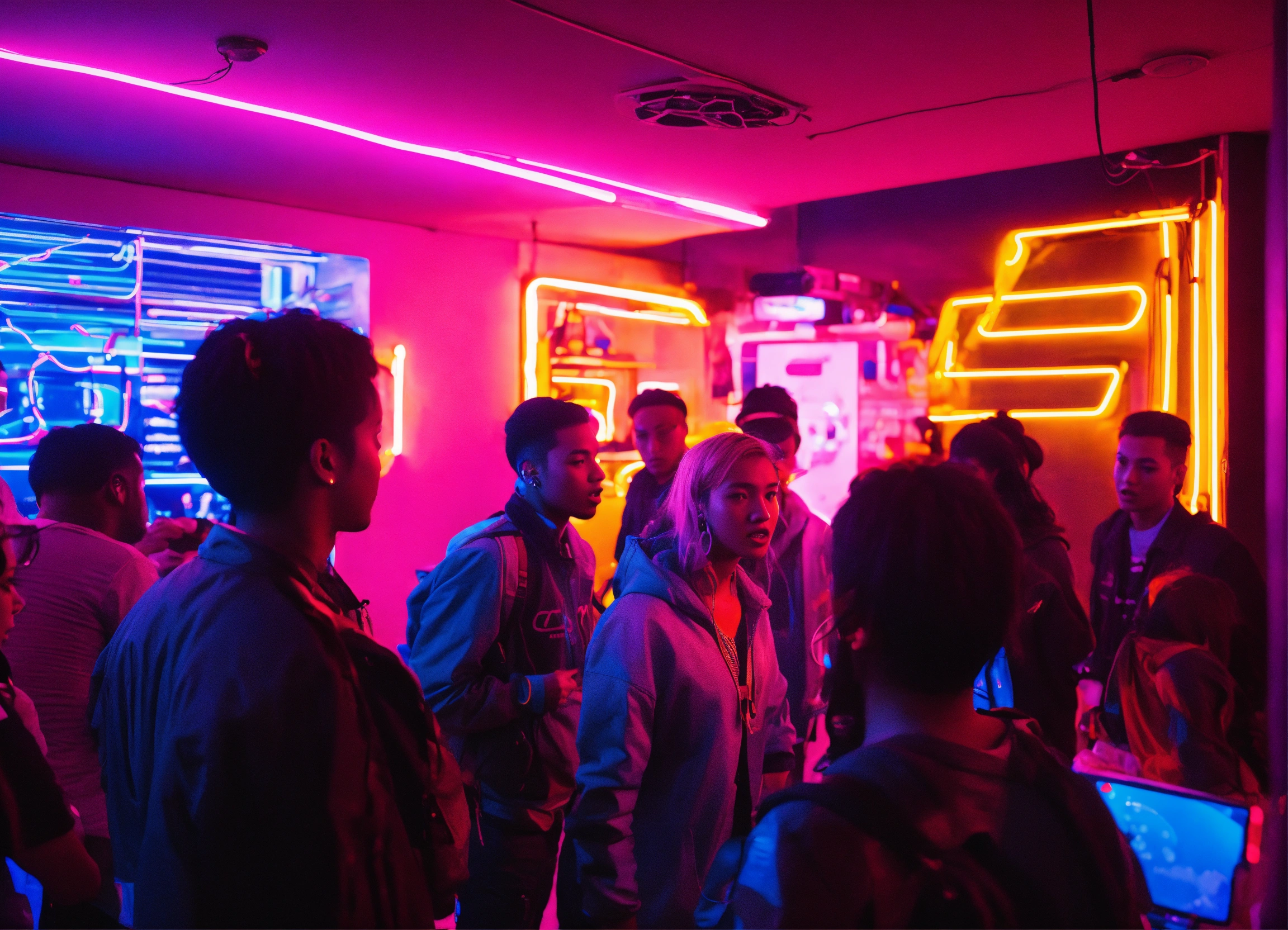 Lexica - A person speaking another language to a group of people in an ...