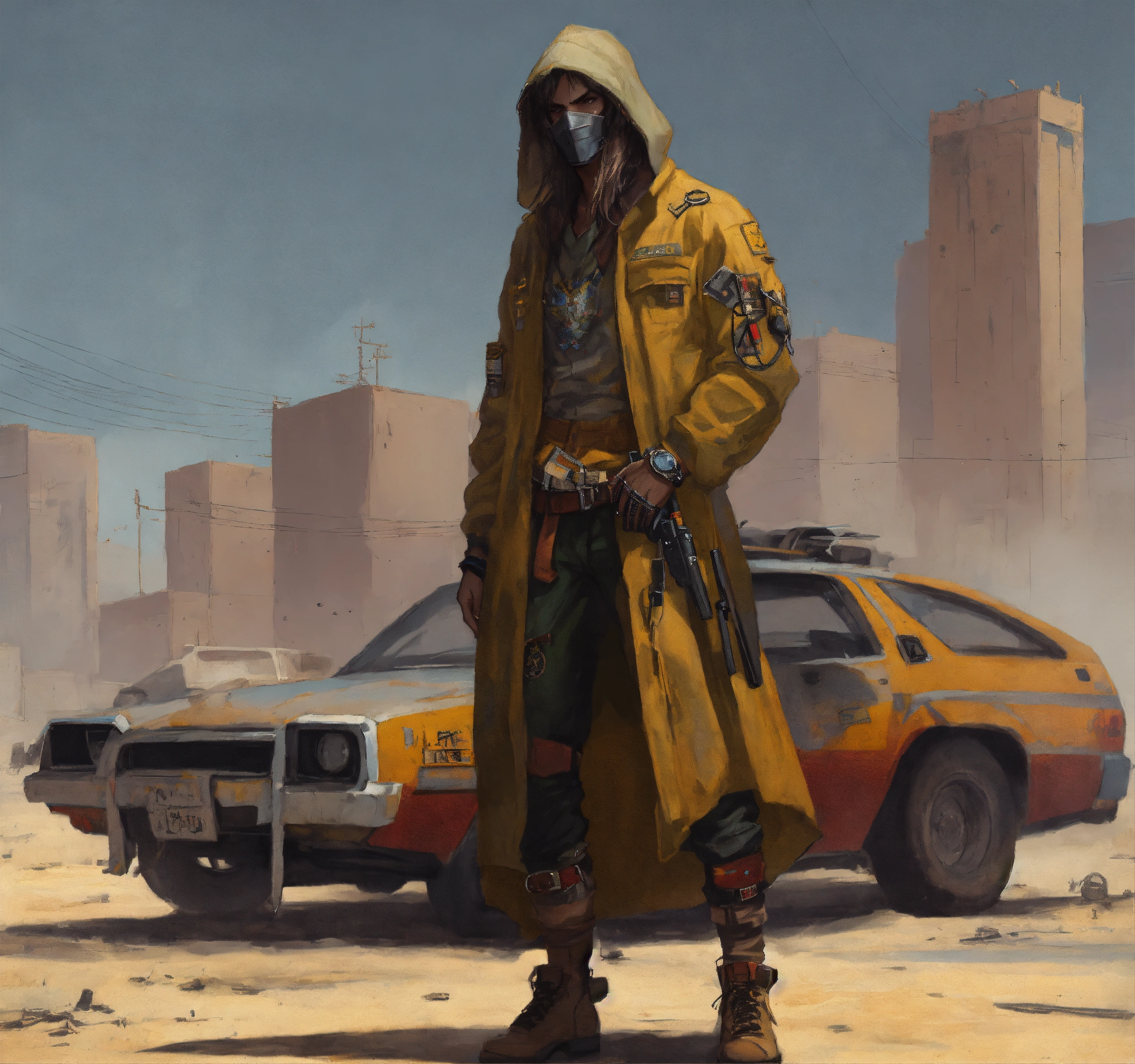 Lexica - Drifter delinquent wearing ratty clothing, Apocalyptic ...