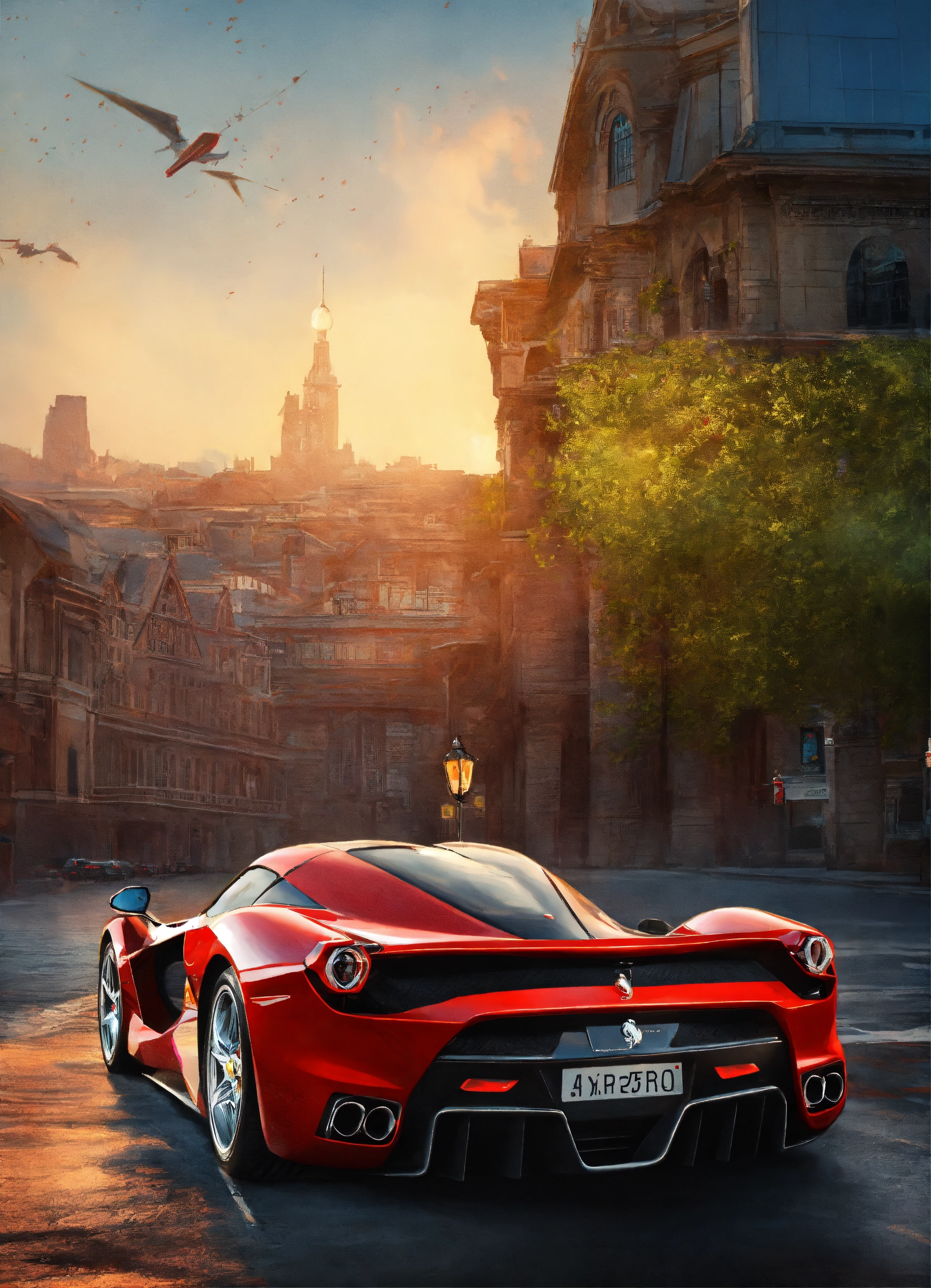 Lexica - Ferrari LaFerrari as Dr.Strange realistic