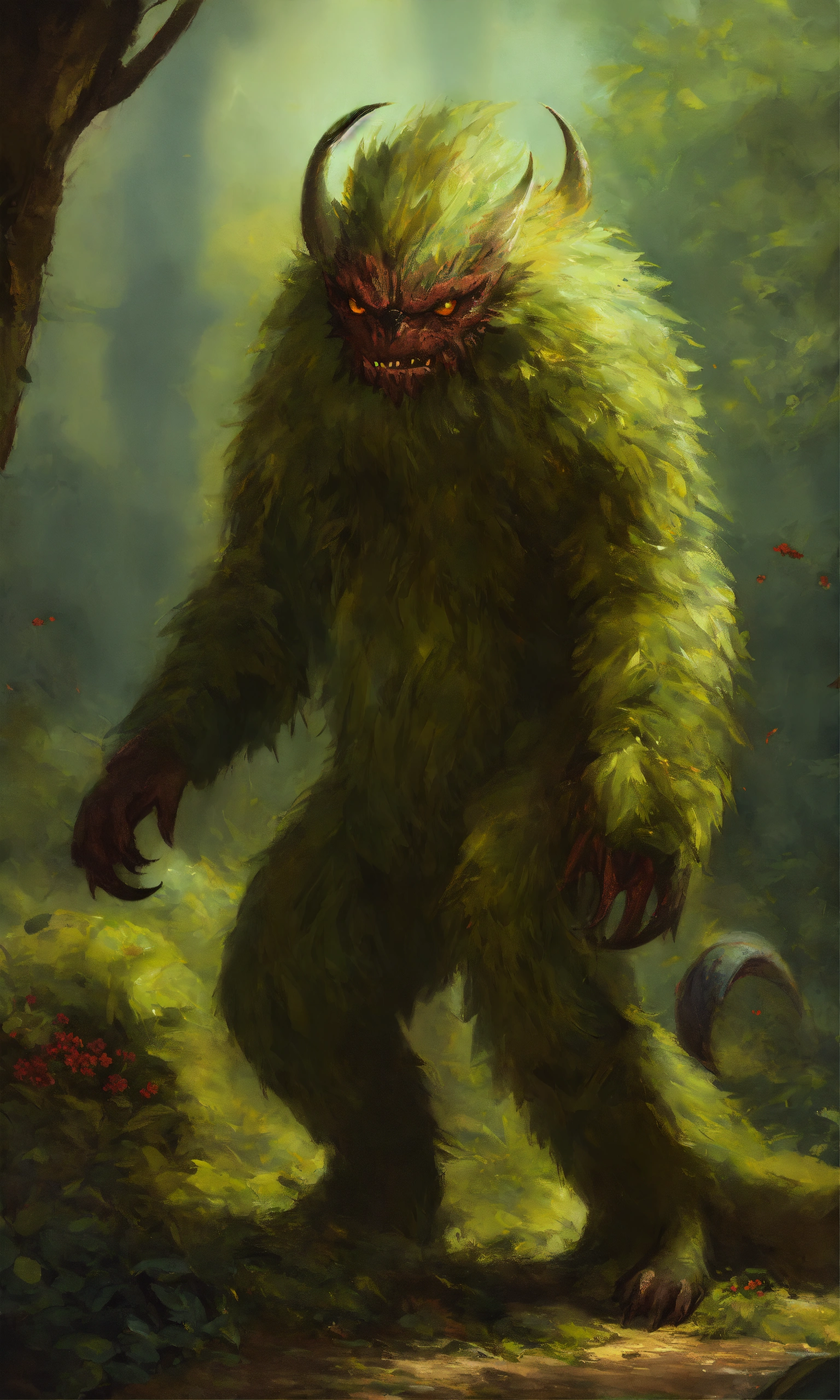 Lexica - Portrait of a sneaky monster