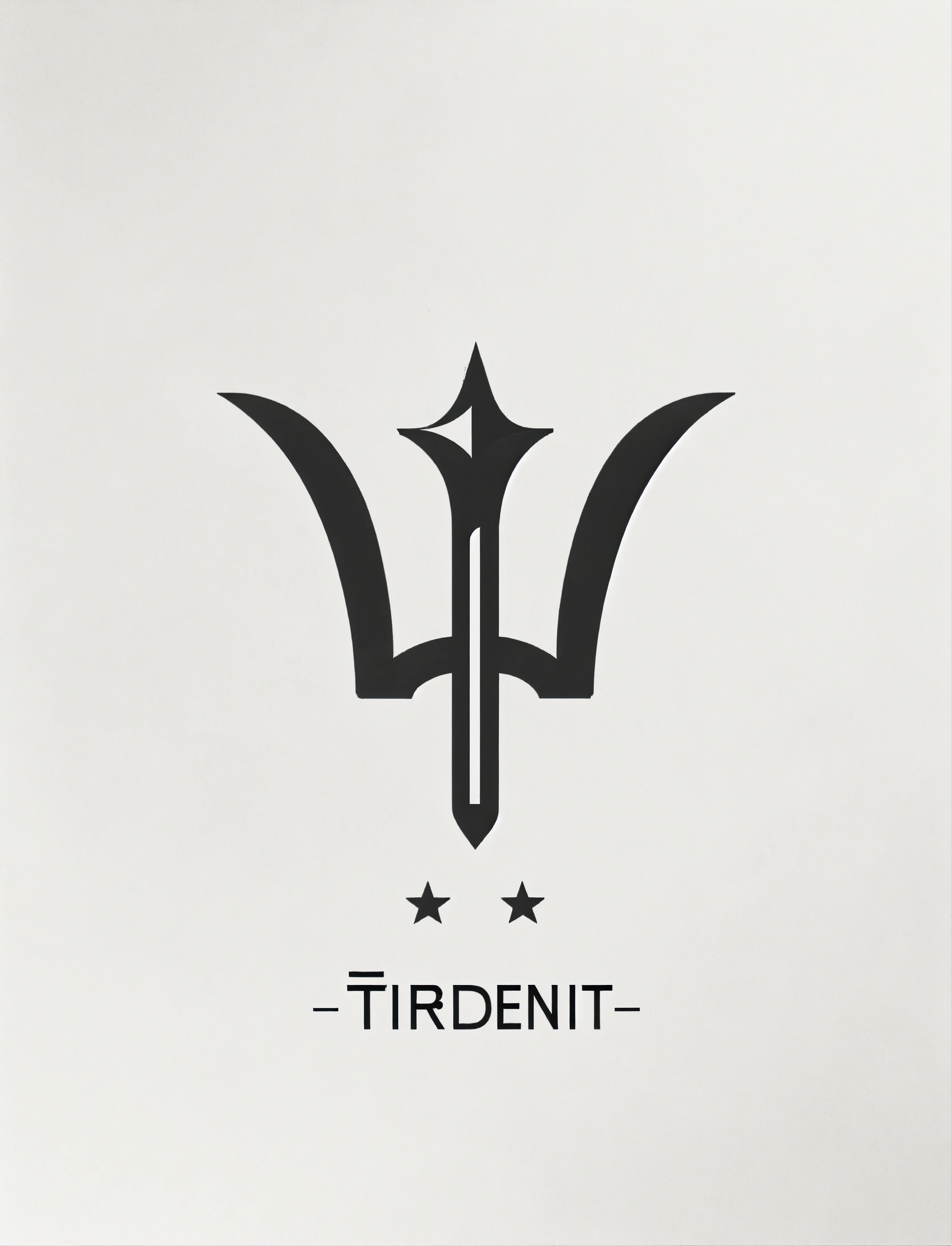 Lexica - S simple icon of a trident